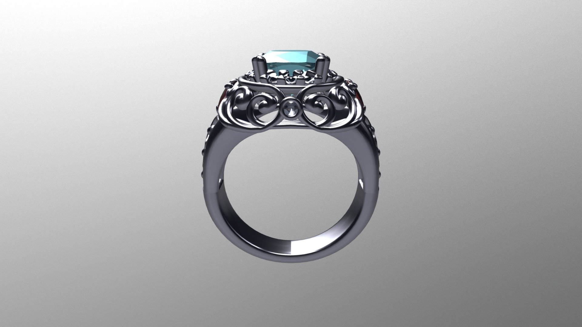 Filigree Ring Design by Chris Simpson - 3D model by chrissimpson ...