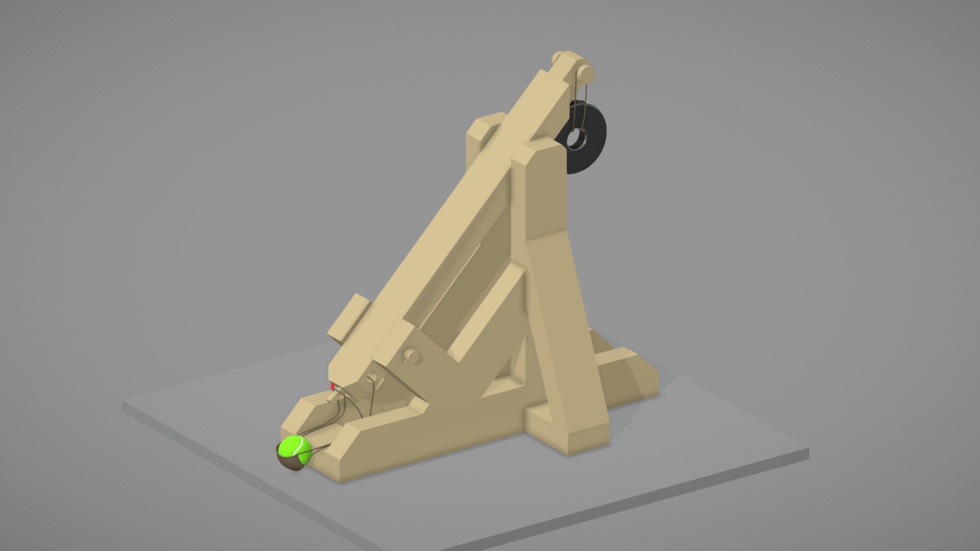 First Draft of Trebuchet - 3D model by Caleb (@Cleb_3D) [14de00c ...