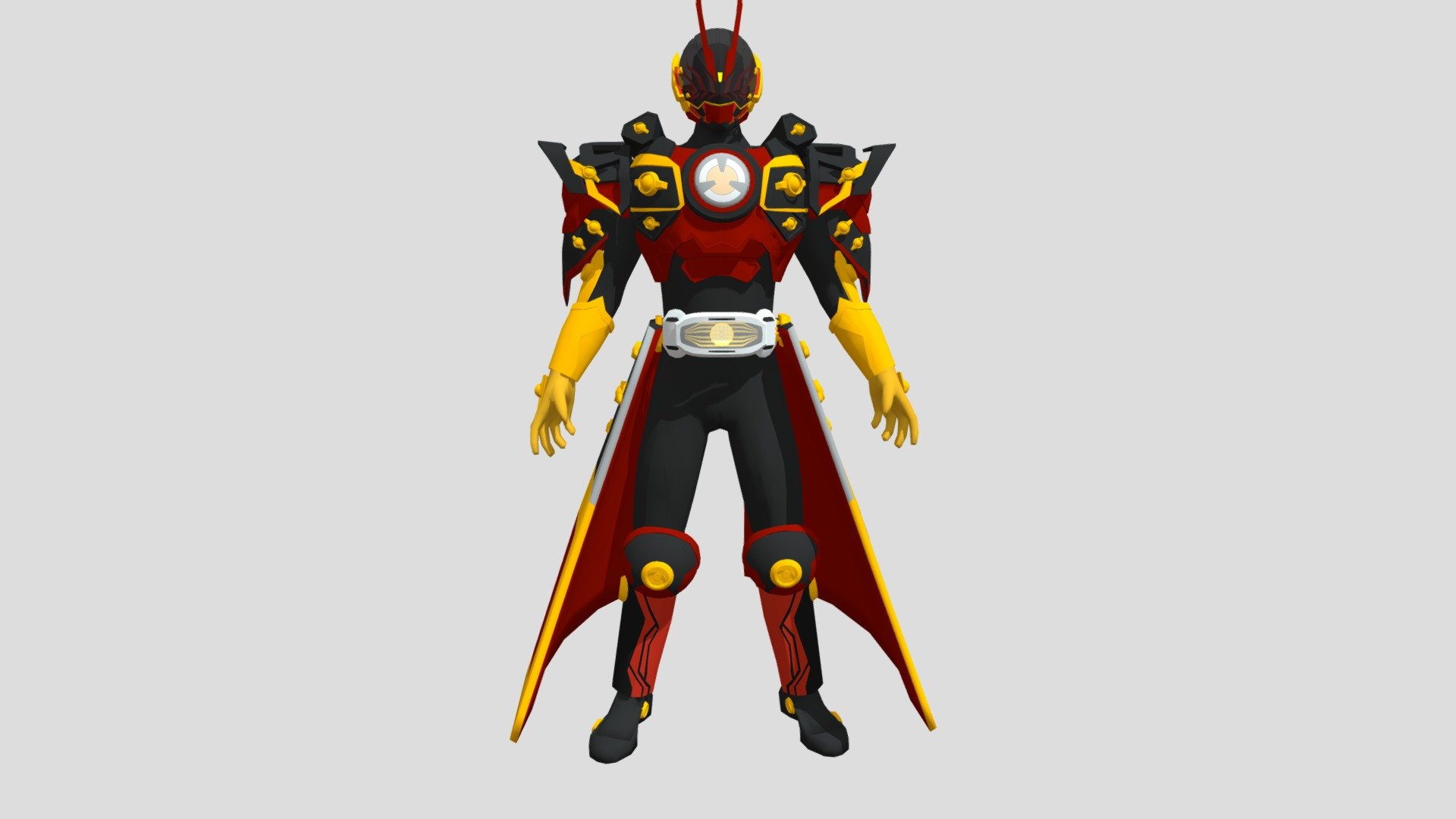 Kamen Rider Regard Tentative - 3D model by Hendri Susanto ...