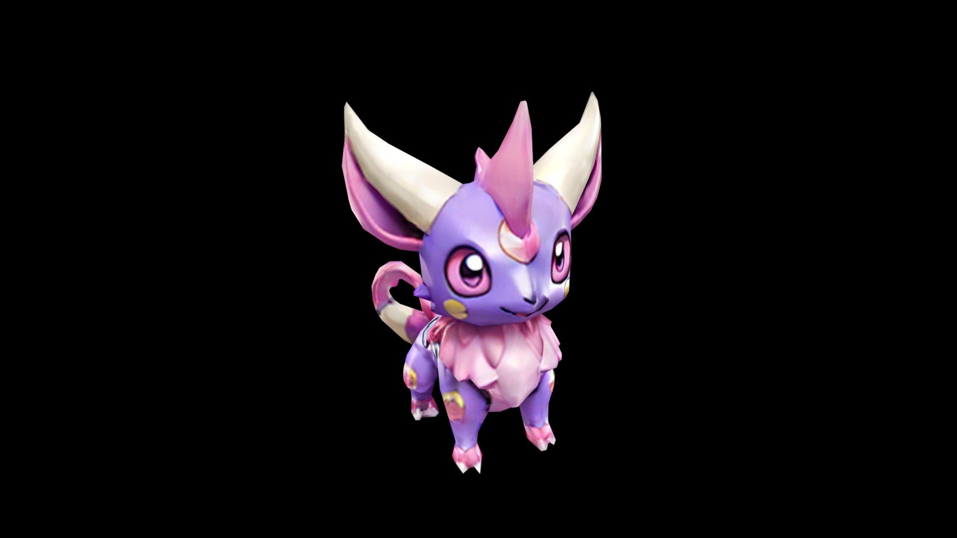 "Funky Cartoon Creature with a Purple Eye and Pi - Download Free 3D ...