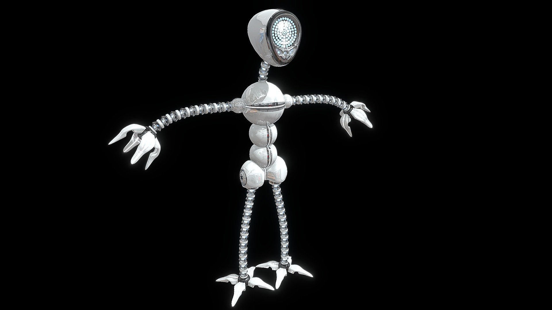 Robot - 3D model by Invictus fulgur (@Invictus_fulgur) [14df7fd ...
