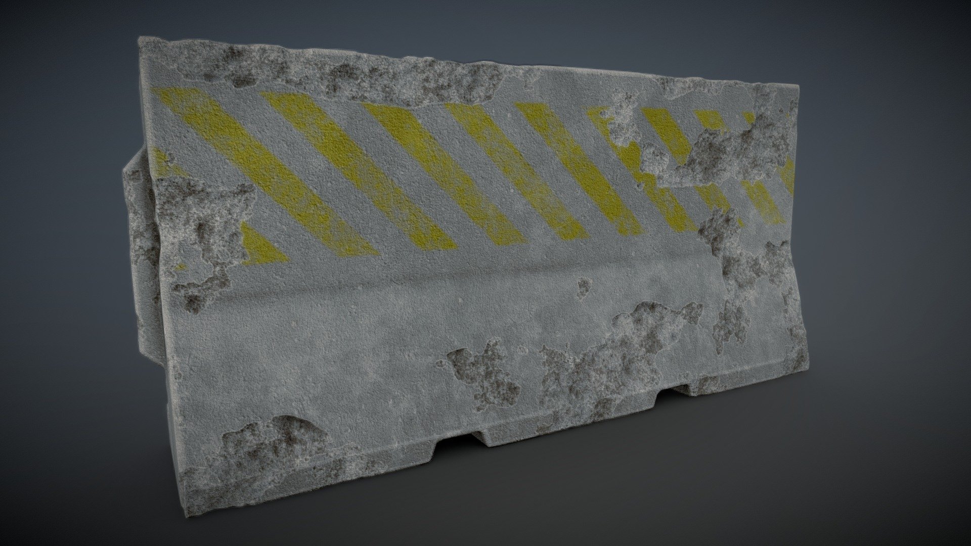 Concrete Divider - Download Free 3D model by kubassa [14e0d84] - Sketchfab