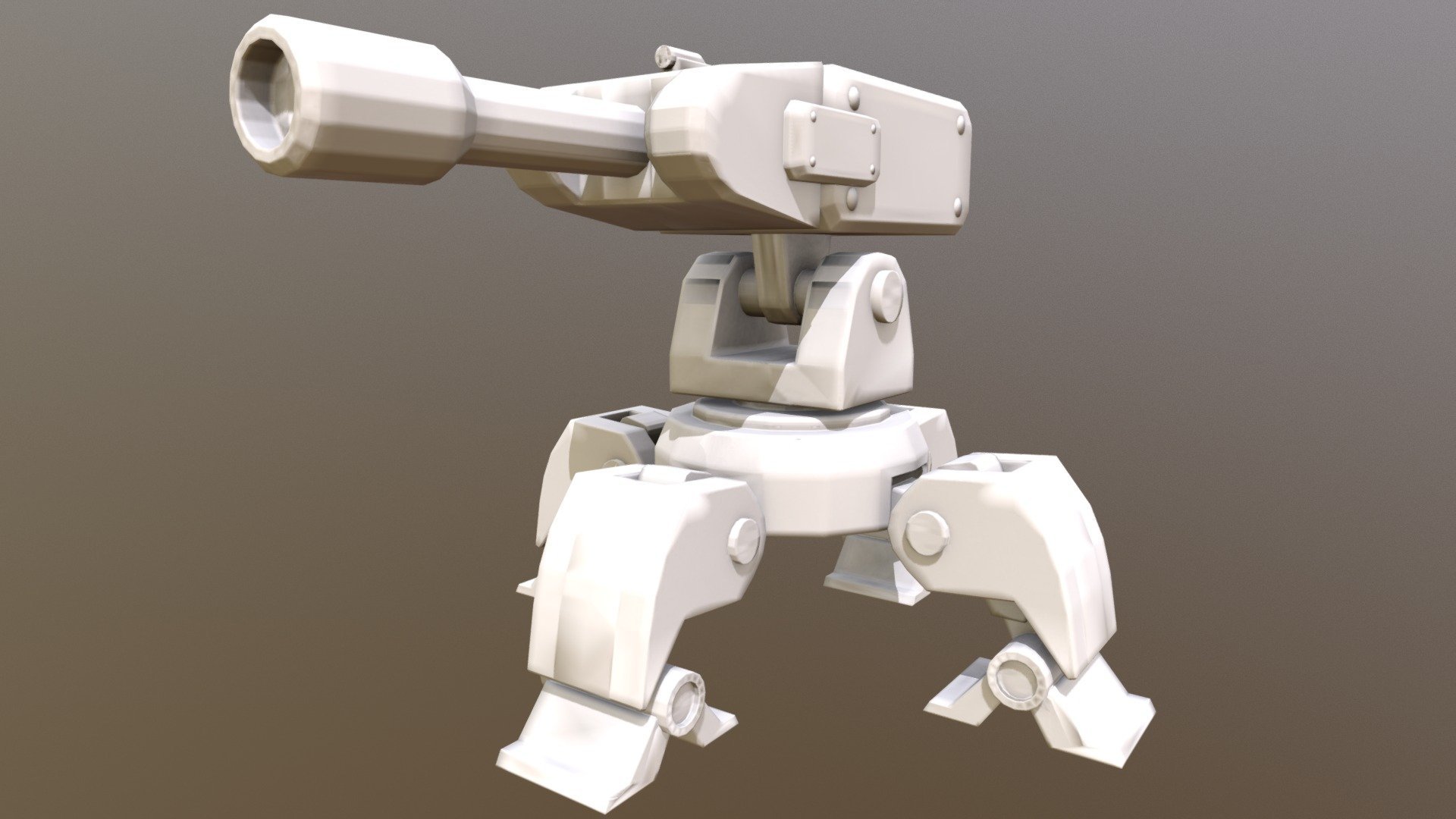 Turret - 3D model by Zachary Ladue (@ZacharyLadue) [14e1d1a] - Sketchfab