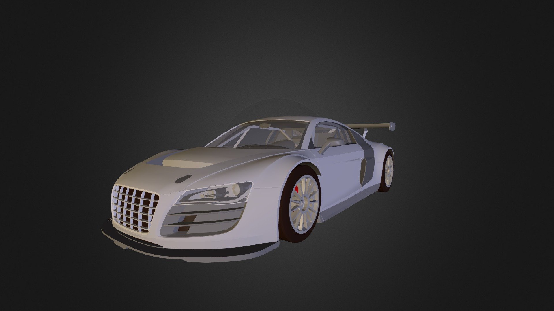 Audi R8 Racing edition - 3D model by Nassim [14e2663] - Sketchfab