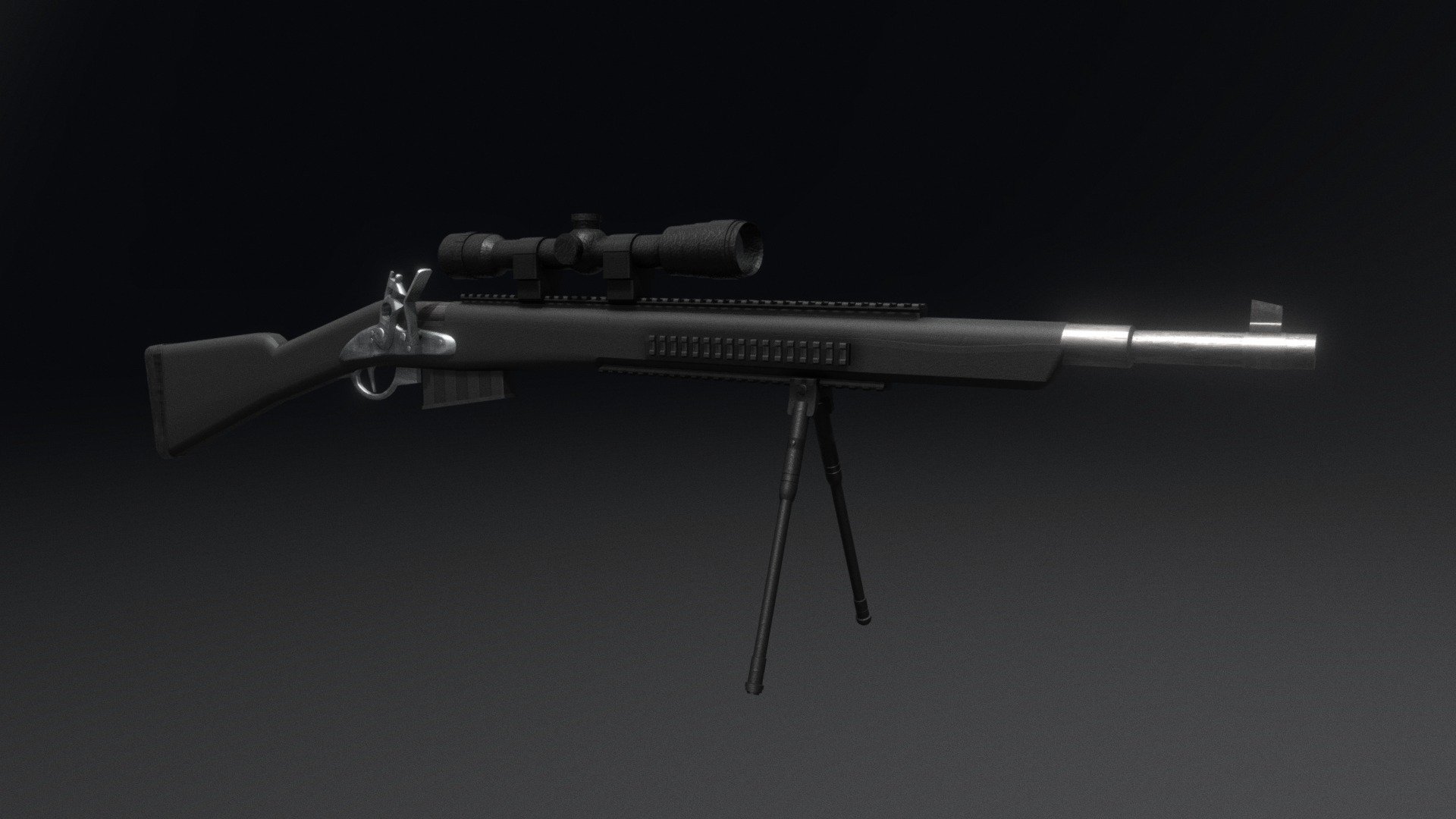 Tactical Musket - Download Free 3D model by Rendy K (@RendyK) [14e2905 ...