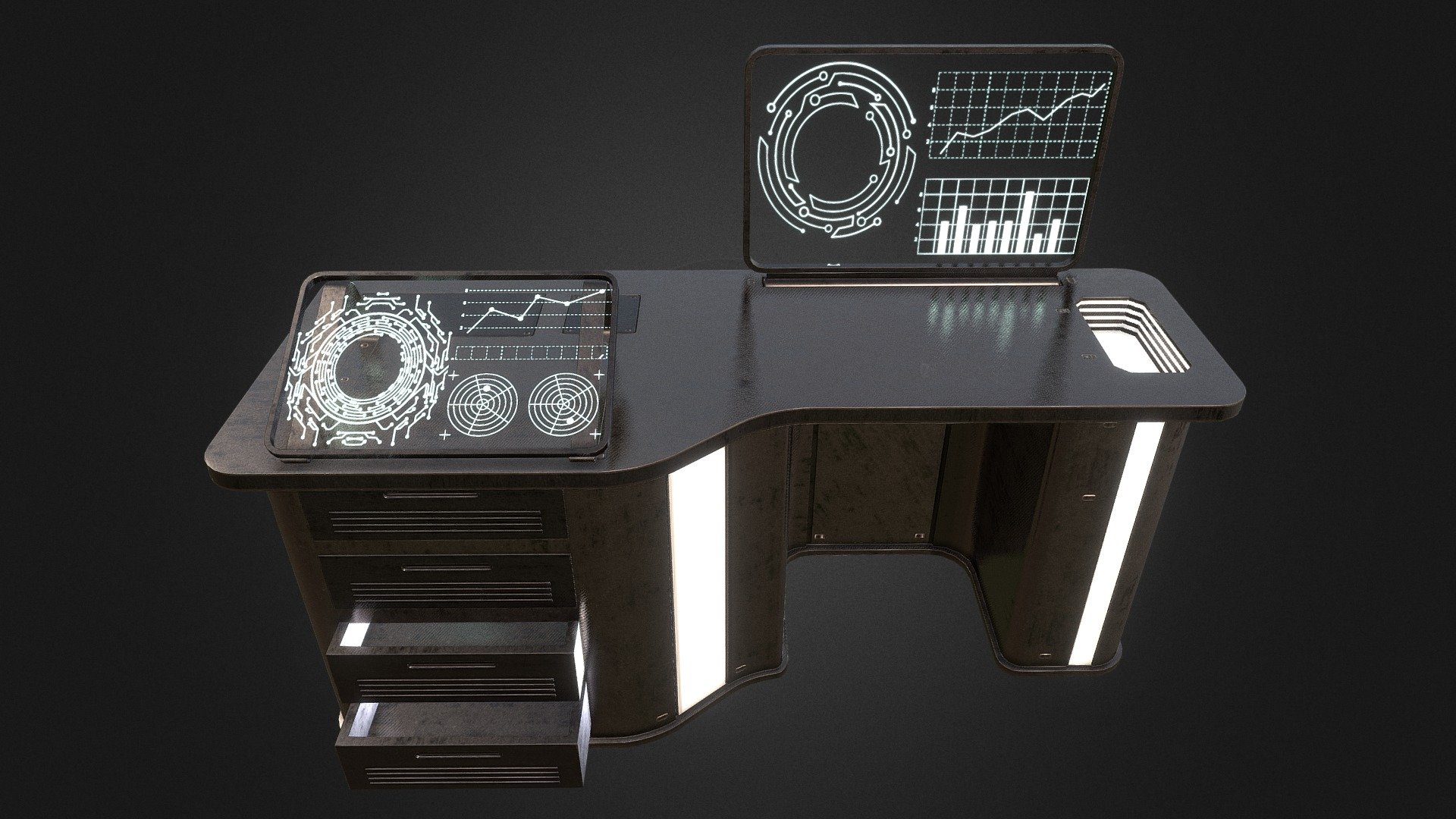 Sci-fi Table - Buy Royalty Free 3D model by Nicholas-3D (@Nicholas01 ...