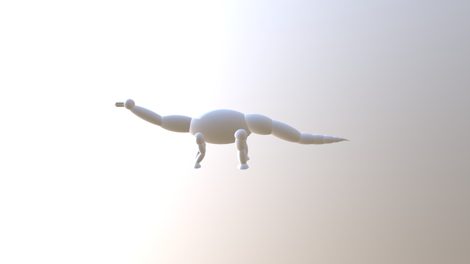 Brontosaurus - 3D model by dragon0695 [14e6fed] - Sketchfab
