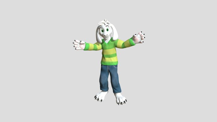 Asriel 3D models - Sketchfab