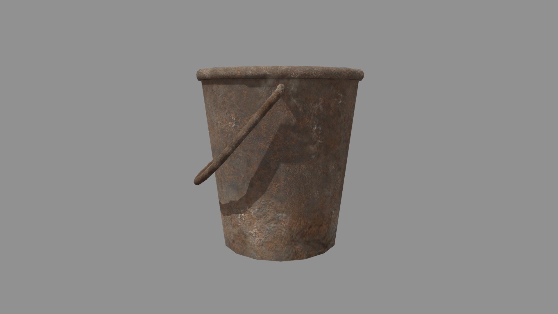 Low Poly Rusty Bucket - Download Free 3D model by Bababoi (@erman5555 ...