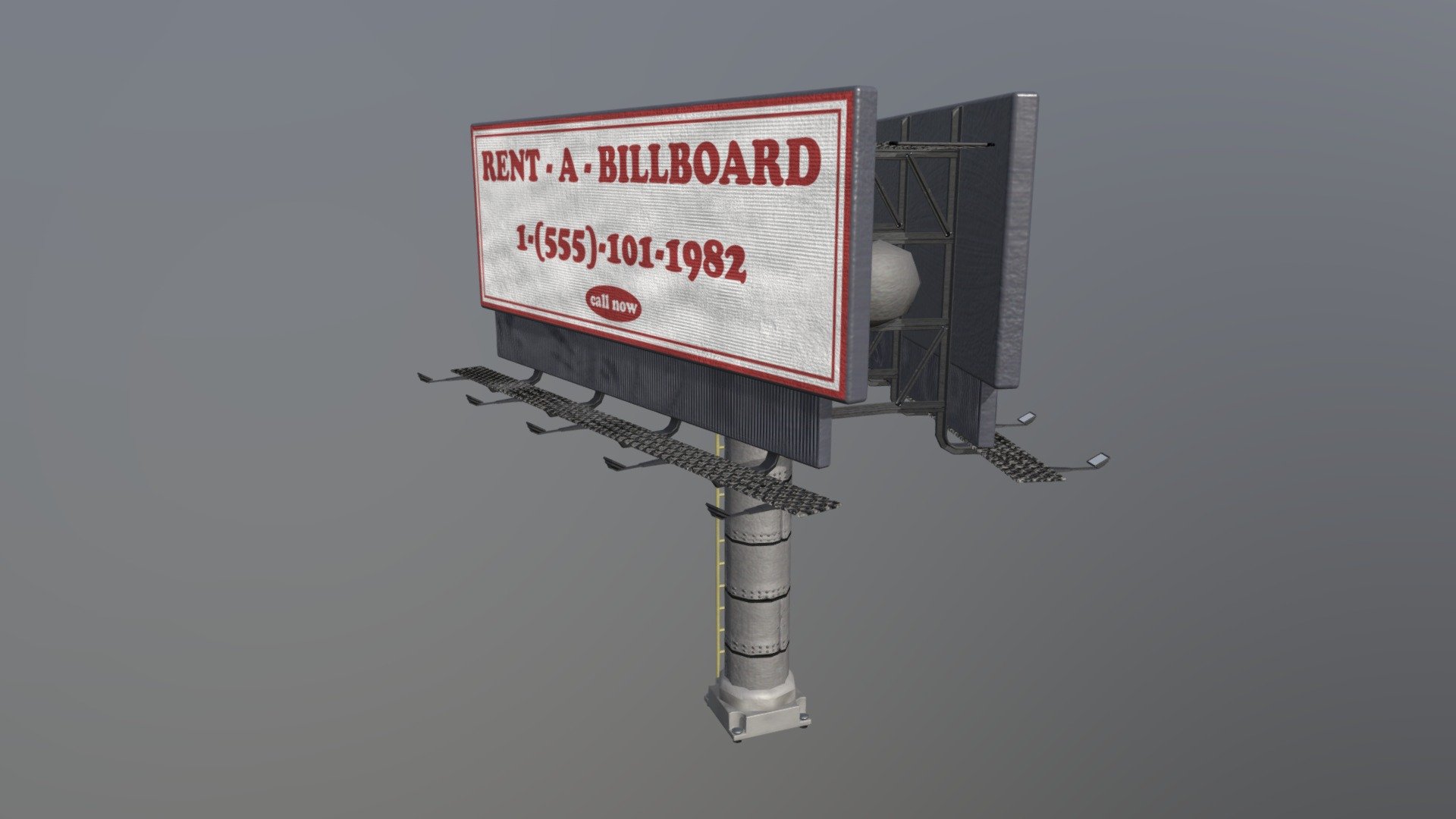 Billboard Textured - 3D model by bsardelli [14ec1d8] - Sketchfab
