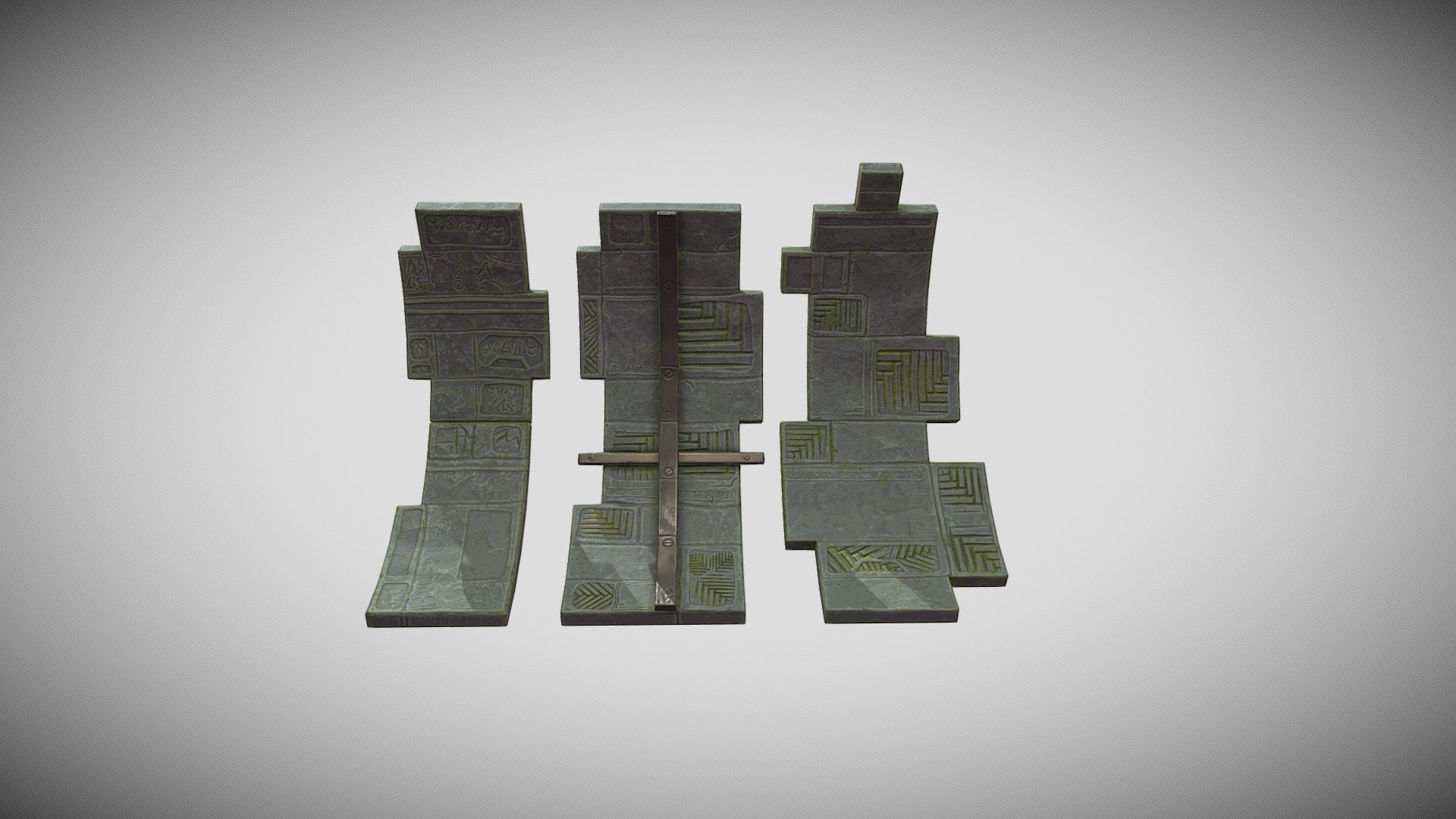 Stone slabs - 3D model by gcomrade98 [14ee77a] - Sketchfab