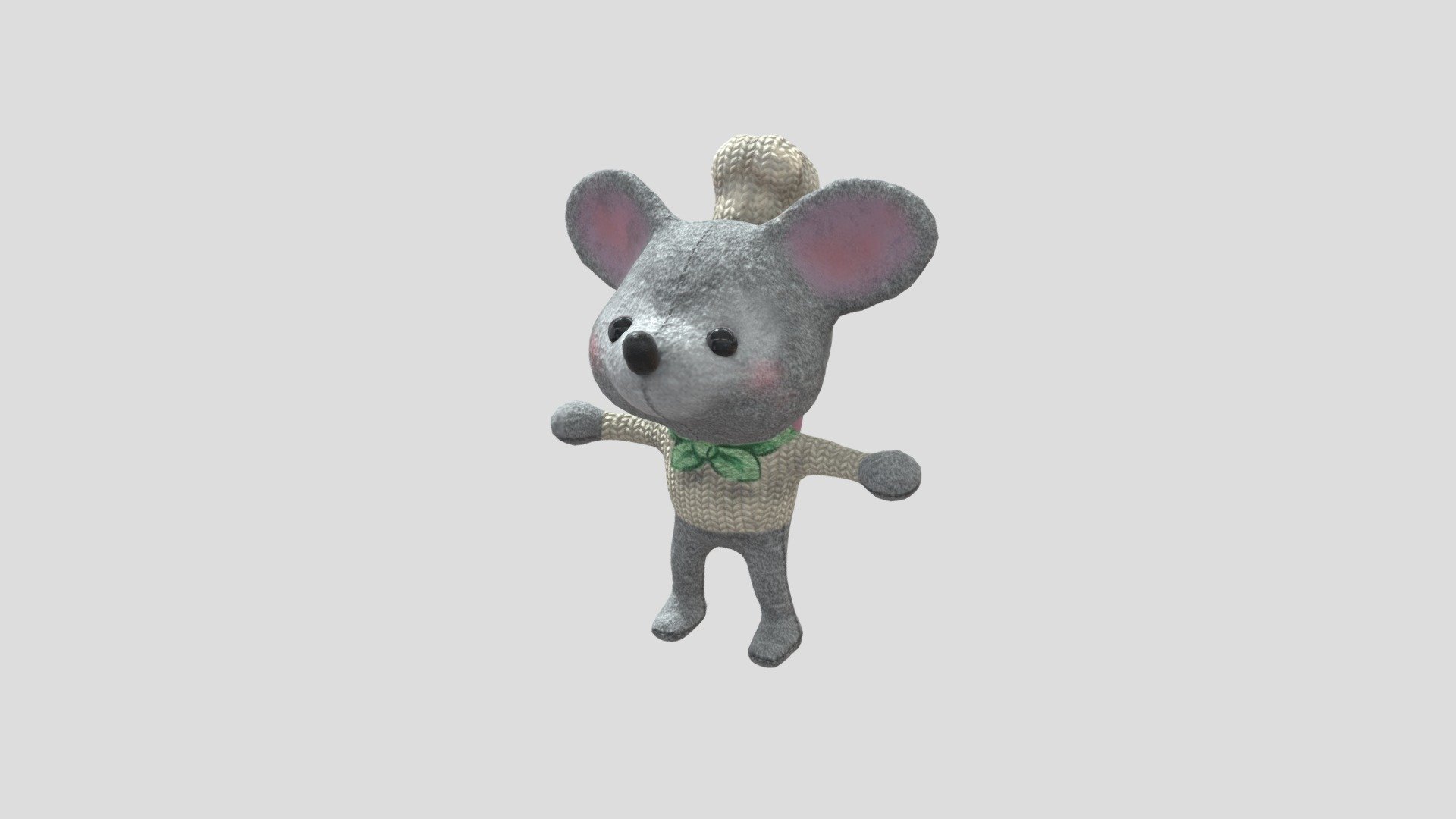 Mouse Character - 3D model by gab2207814 [14eee71] - Sketchfab