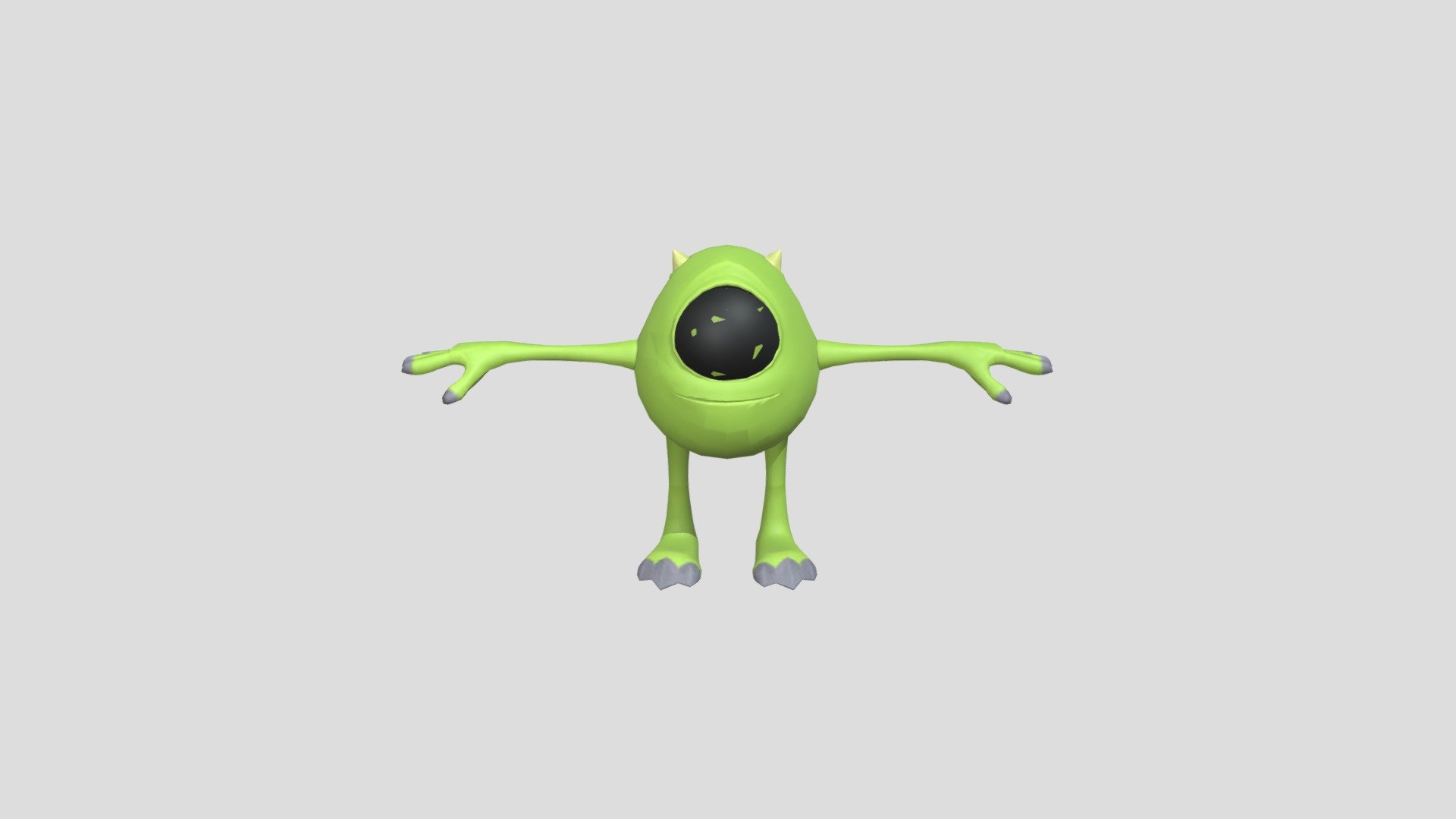 ADI 2.0 Mike Wazowski (Fully rigged) - Download Free 3D model by ...