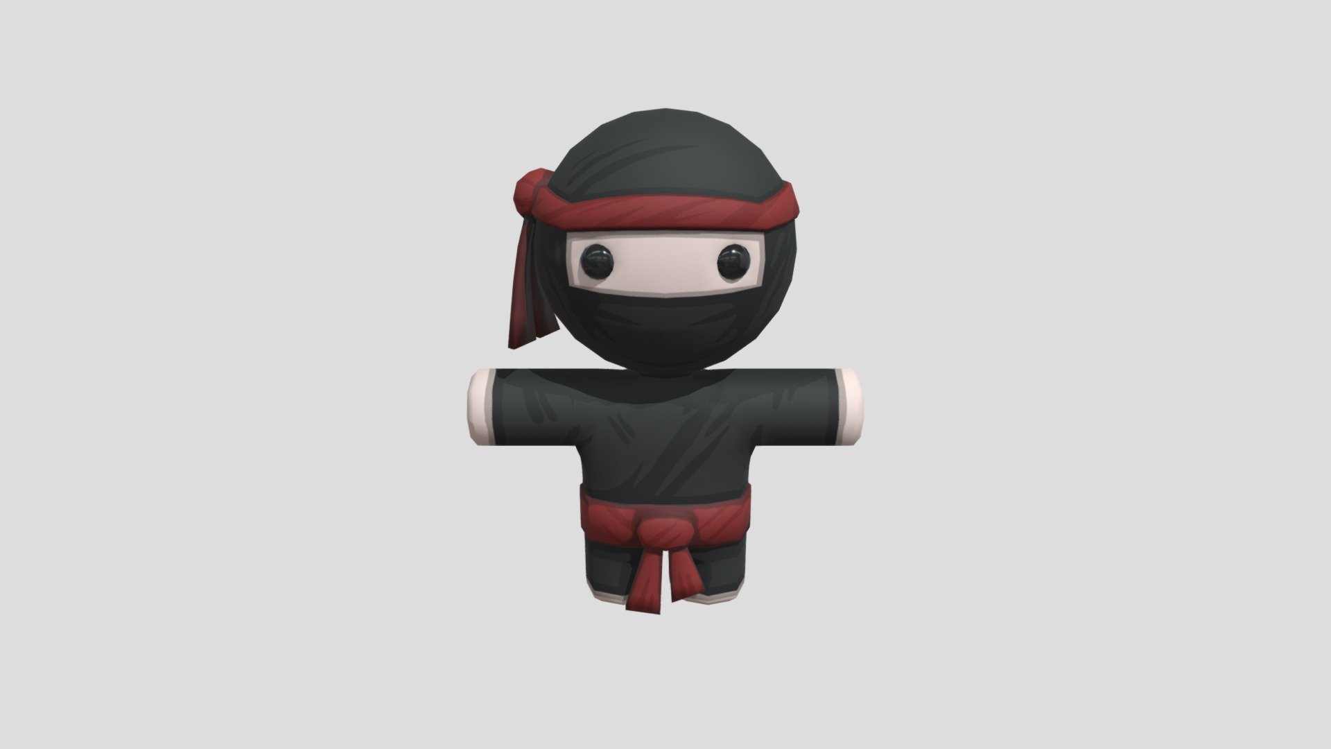 Ninja - VRChat Avatar - Unity 3d - Buy Royalty Free 3D model by LB3D ...