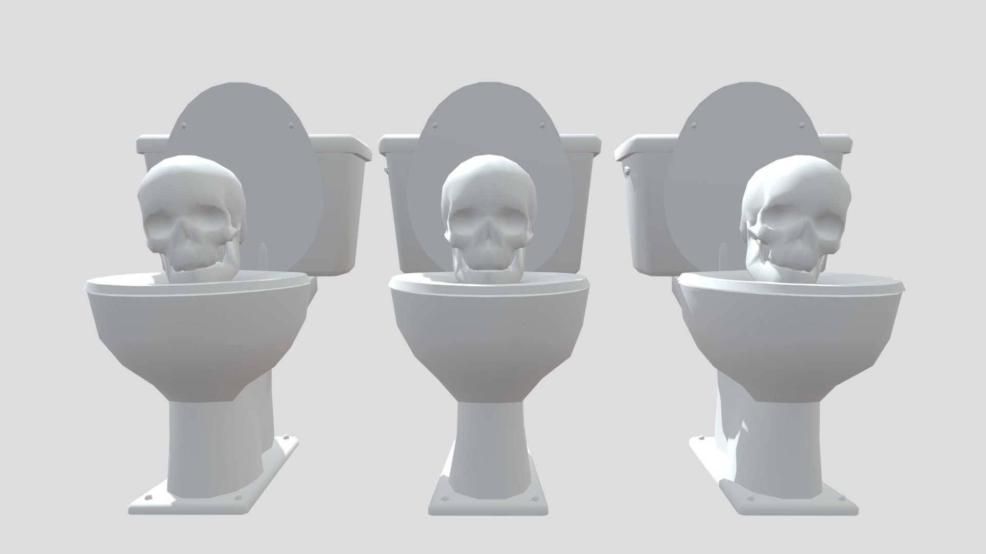 Skull Skibidi Toliets - Download Free 3D model by BroThinksHesInTheNBA ...