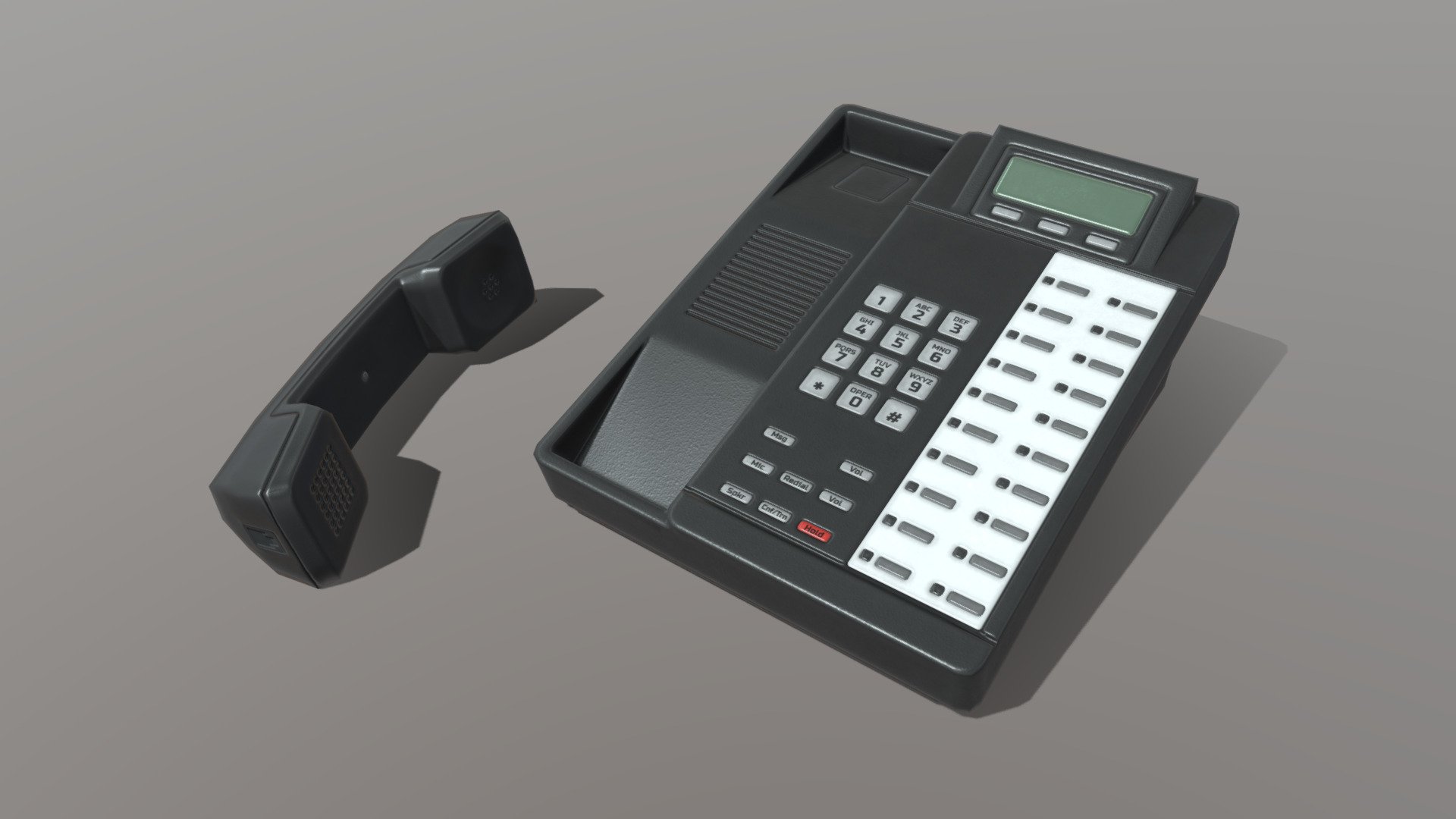 Office Phone - 3D model by Bumbadida [14f3368] - Sketchfab