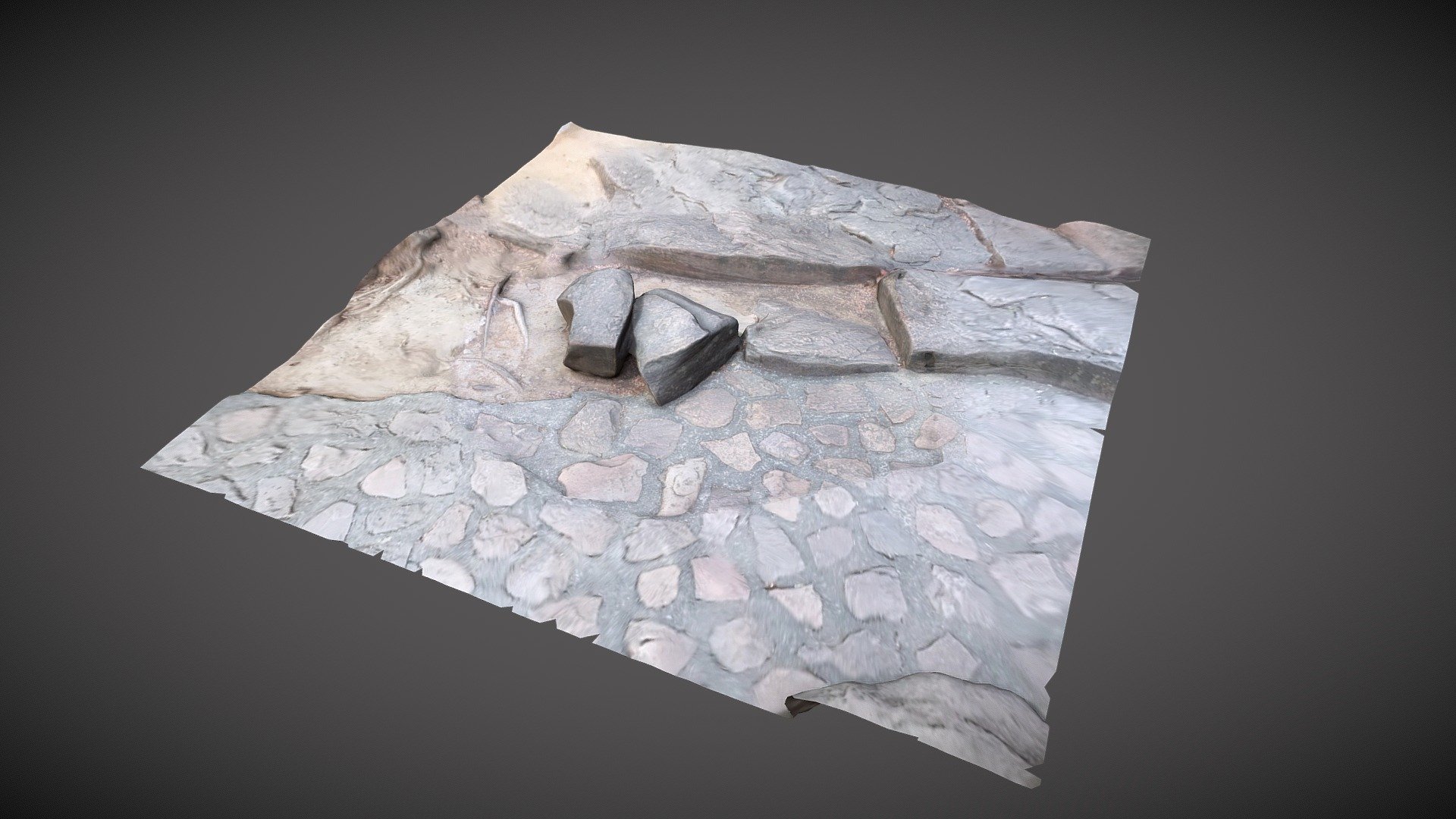 Rocky Pavement - Download Free 3D model by Enormous [14f4f2f] - Sketchfab