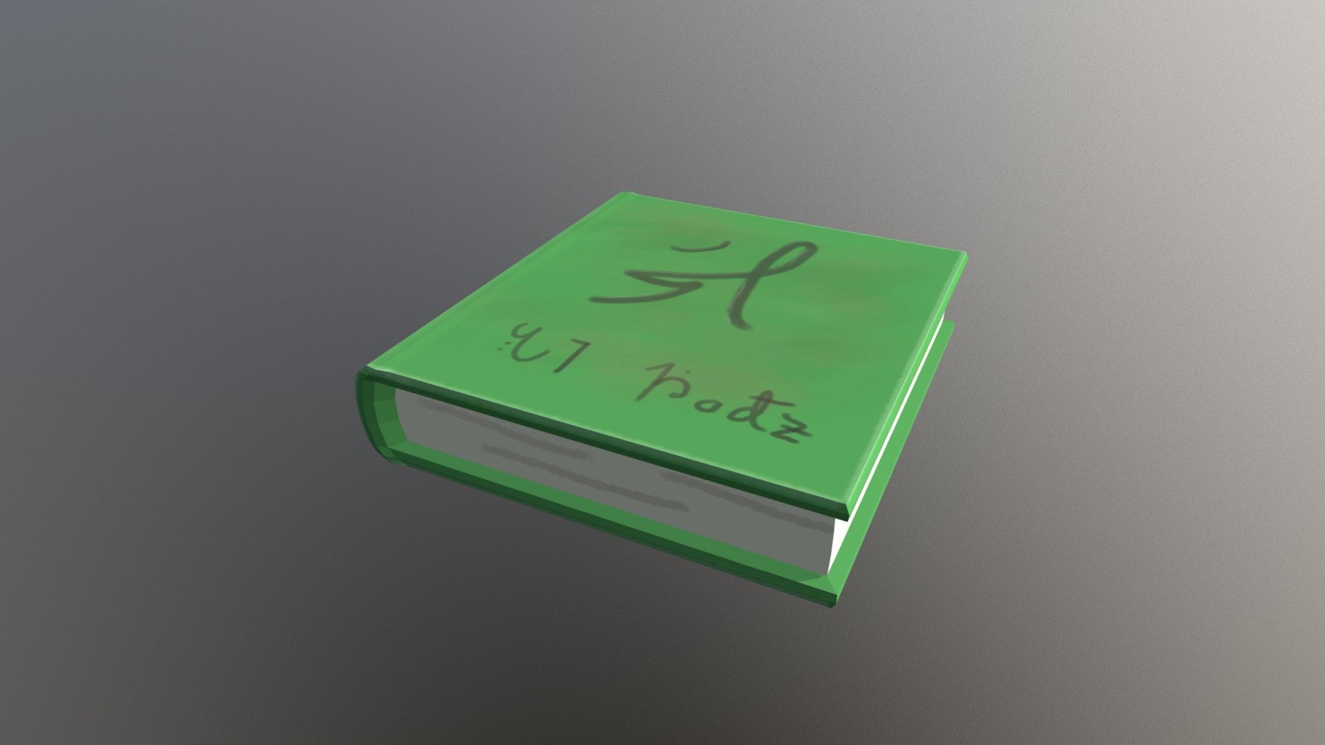 Green book - 3D model by comham [14f632d] - Sketchfab