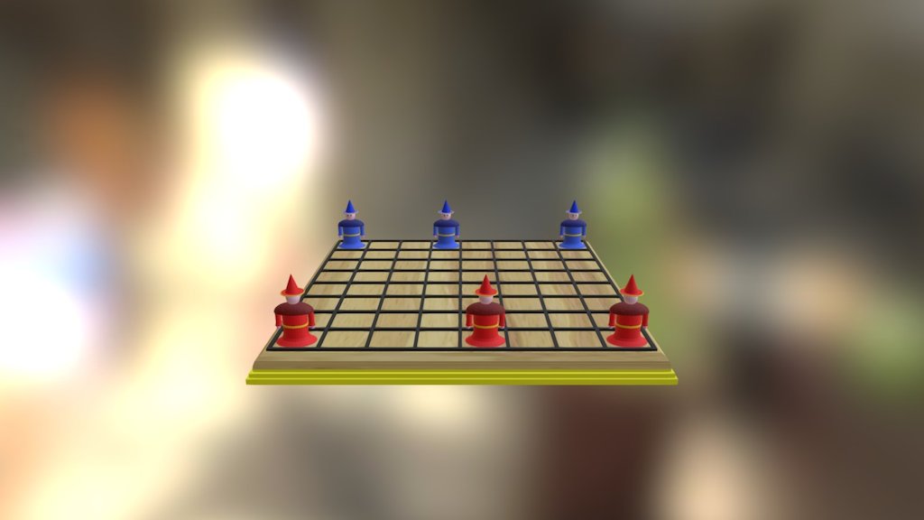 Board With Wizards - 3D model by 7mmi3001 [14f66d3] - Sketchfab