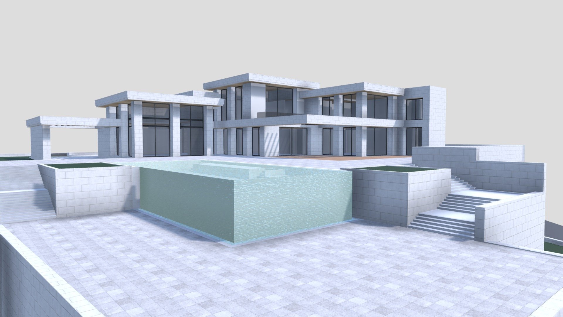 PRIVATE RESIDENCE 01 - 3D model by SMHD [14f6b88] - Sketchfab
