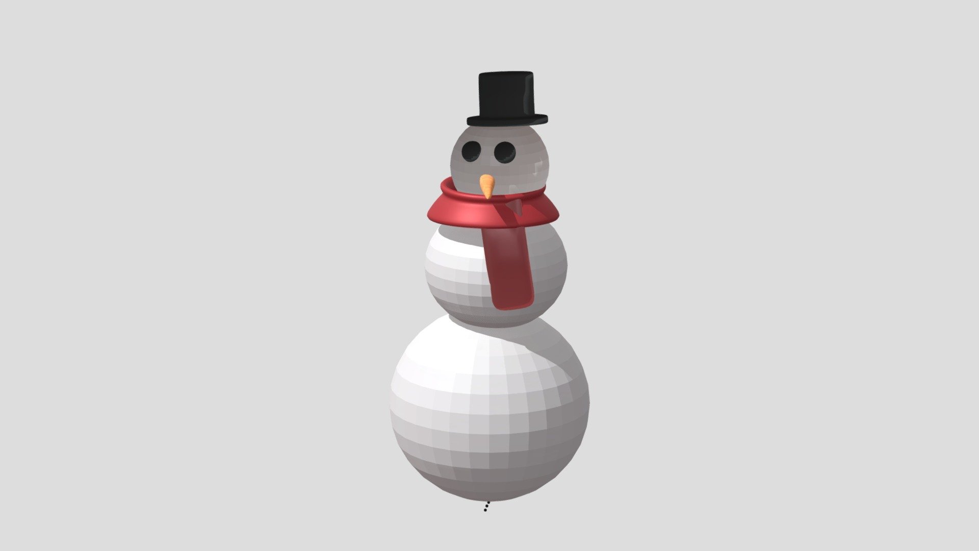 Snowman - Download Free 3D model by Abhigyan (@sarvjeet.dmrc) [14f7050 ...