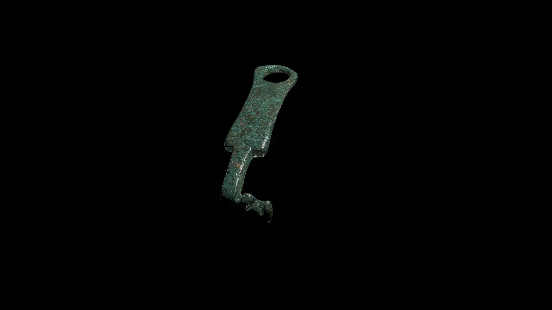 Roman key - 3D model by Institute of Archaeology of CAS, Brno (@arub ...