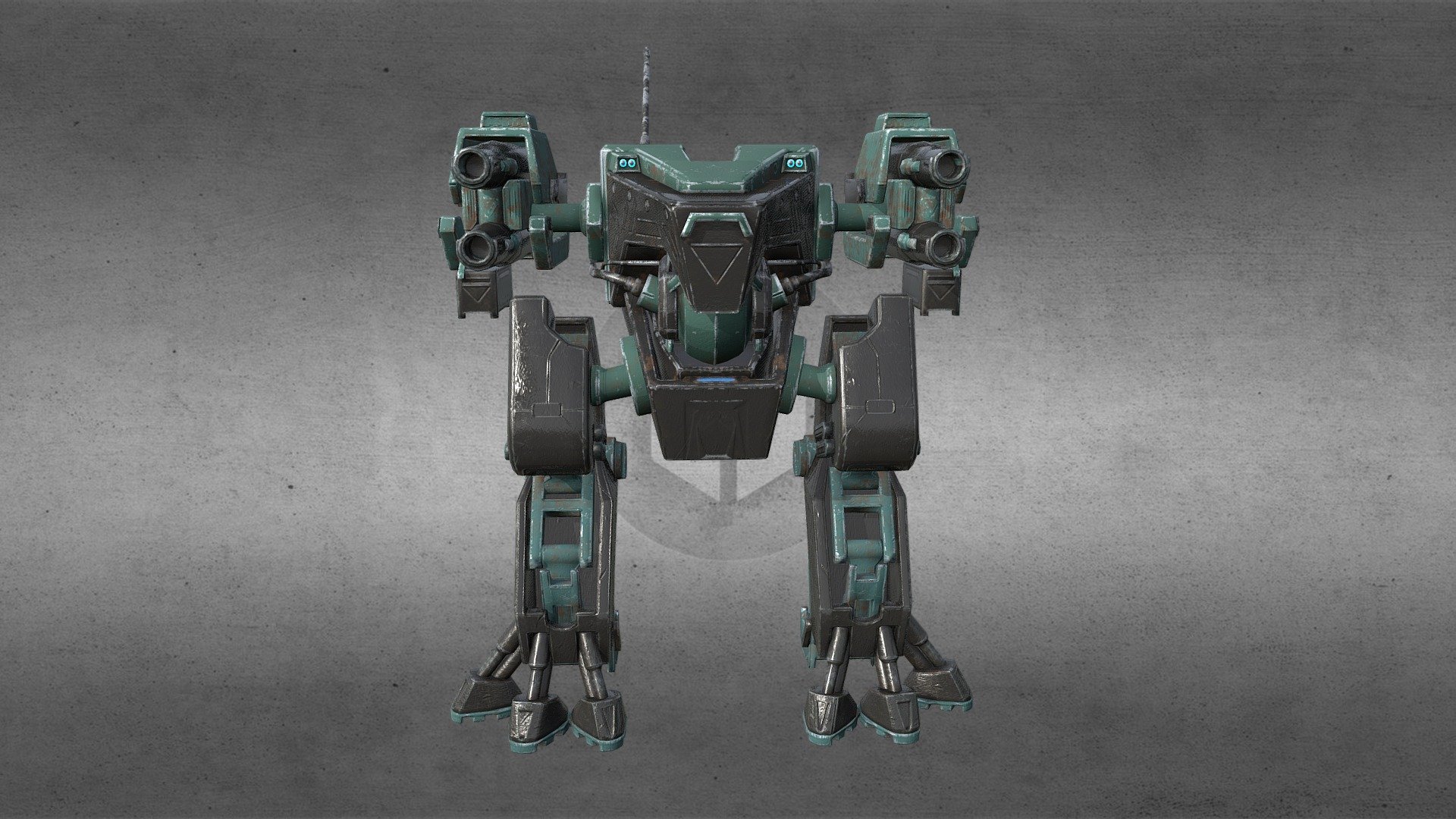 Battle Mech - 3D model by Thanh Huynh (@Thanhhuynh) [14f9012] - Sketchfab