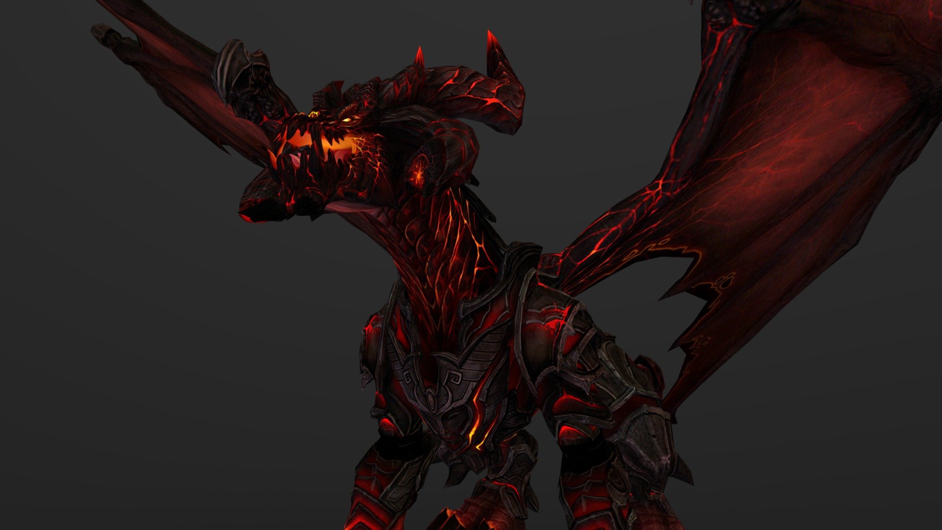 Abaddon - Dragon form - Darksiders - Rigged - Download Free 3D model by ...