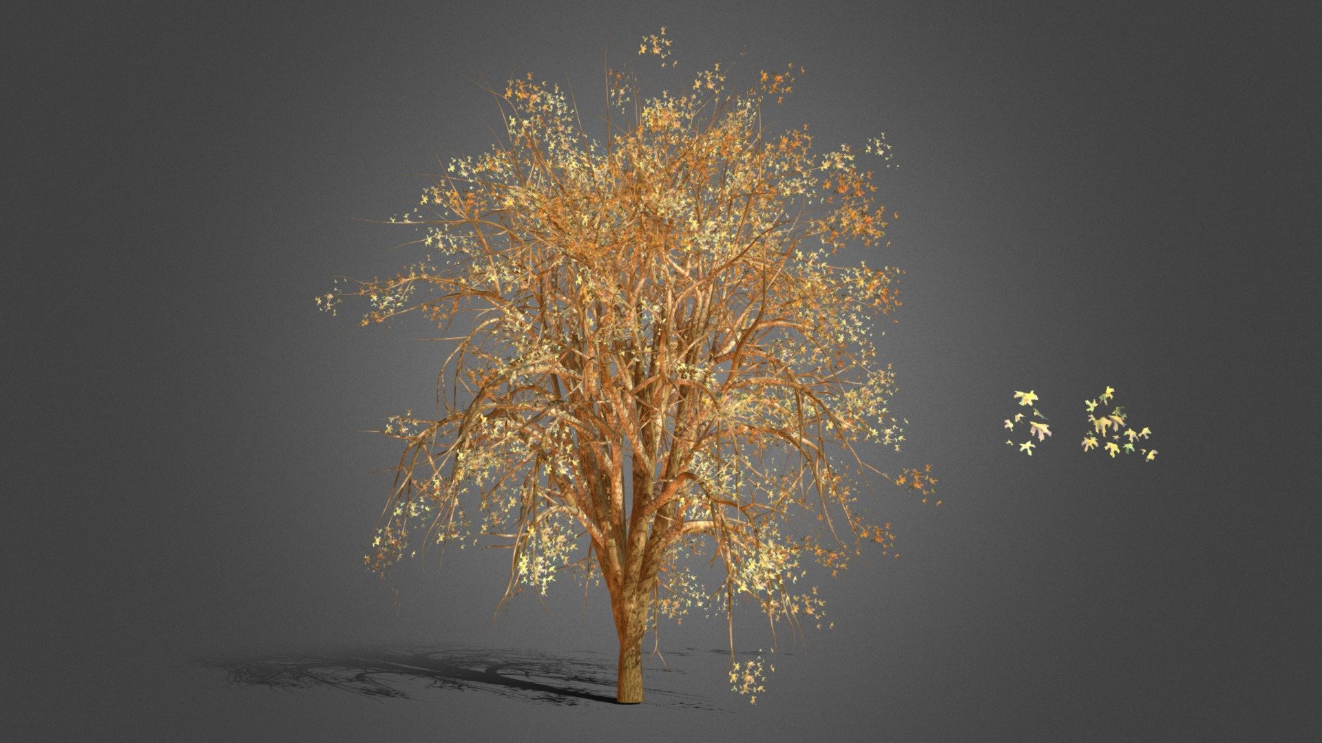 Maple Tree And Transparent Twigs - Download Free 3D model by finemods ...