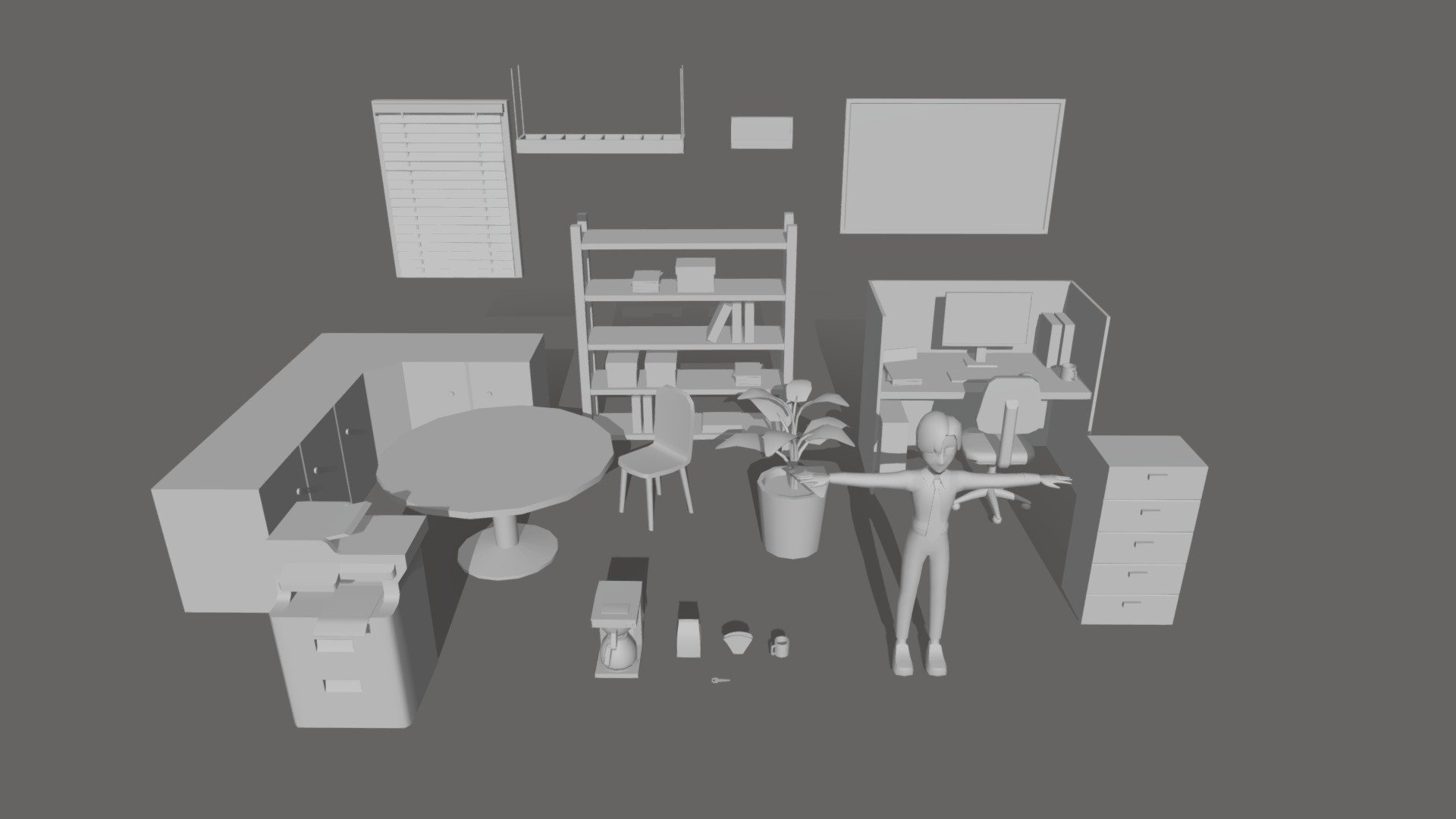 office props - 3D model by Emmy (@emmy_l) [14fc08e] - Sketchfab