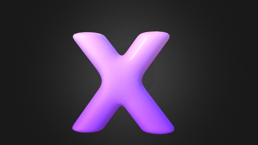 X - 3D model by 770386492 [14fc7b4] - Sketchfab