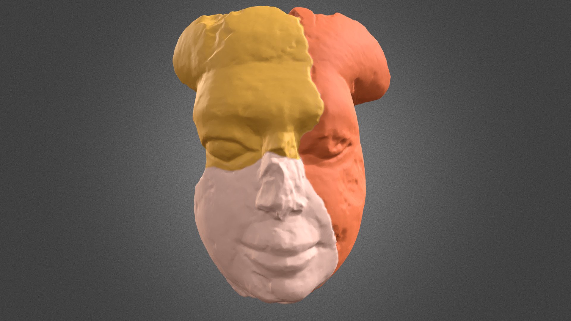 Splinter Analysis, Padiamenope's Ushabti Frag. A - 3D model by Institut ...