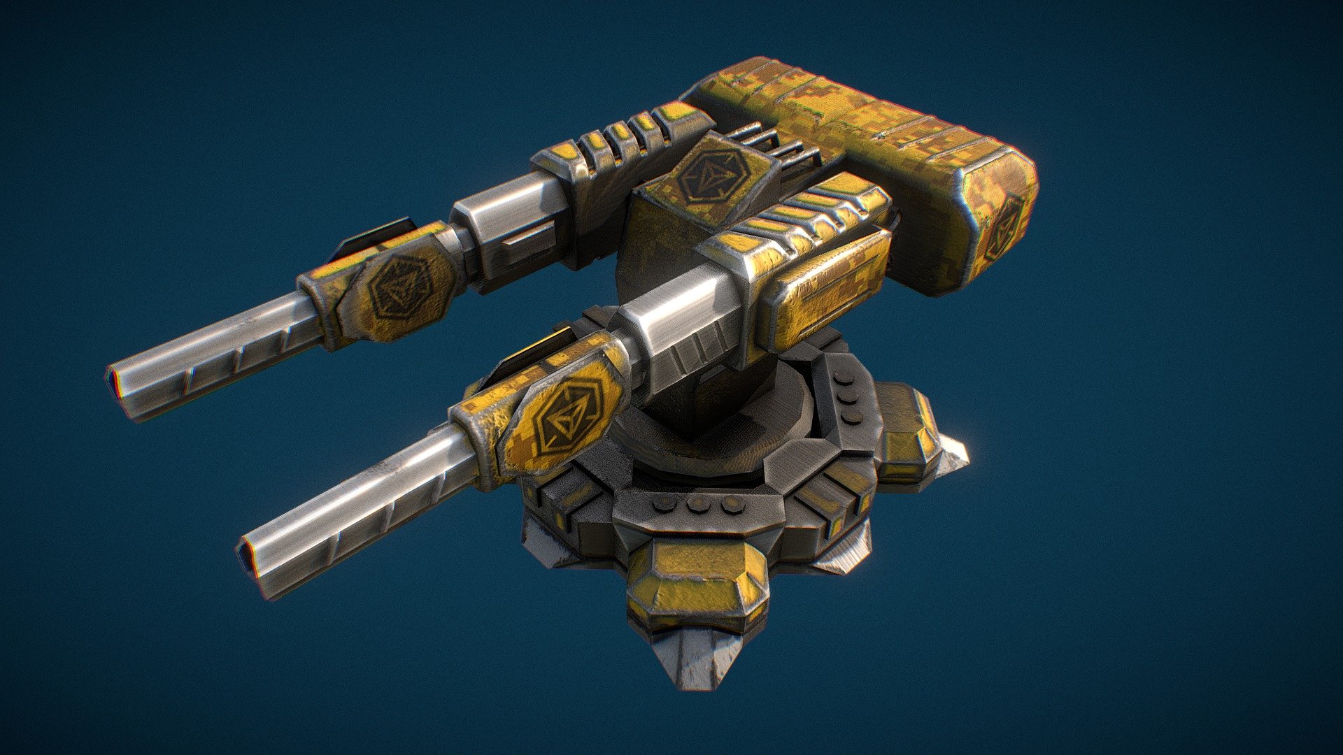 Turret - 3D model by lukepham-holmesglen [14fdffb] - Sketchfab