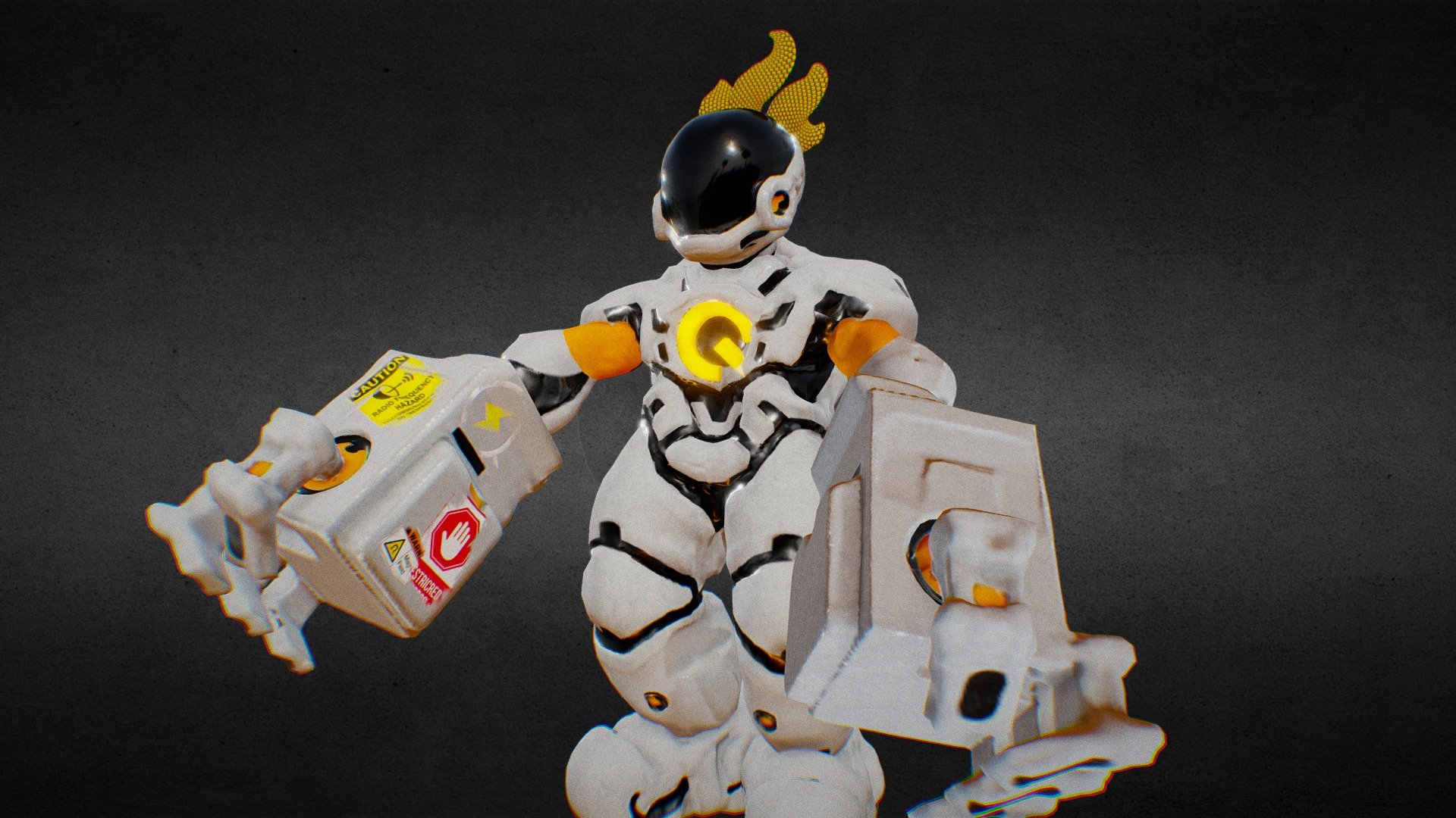 Robot Shiny- exploration mode - Download Free 3D model by cathole233 ...