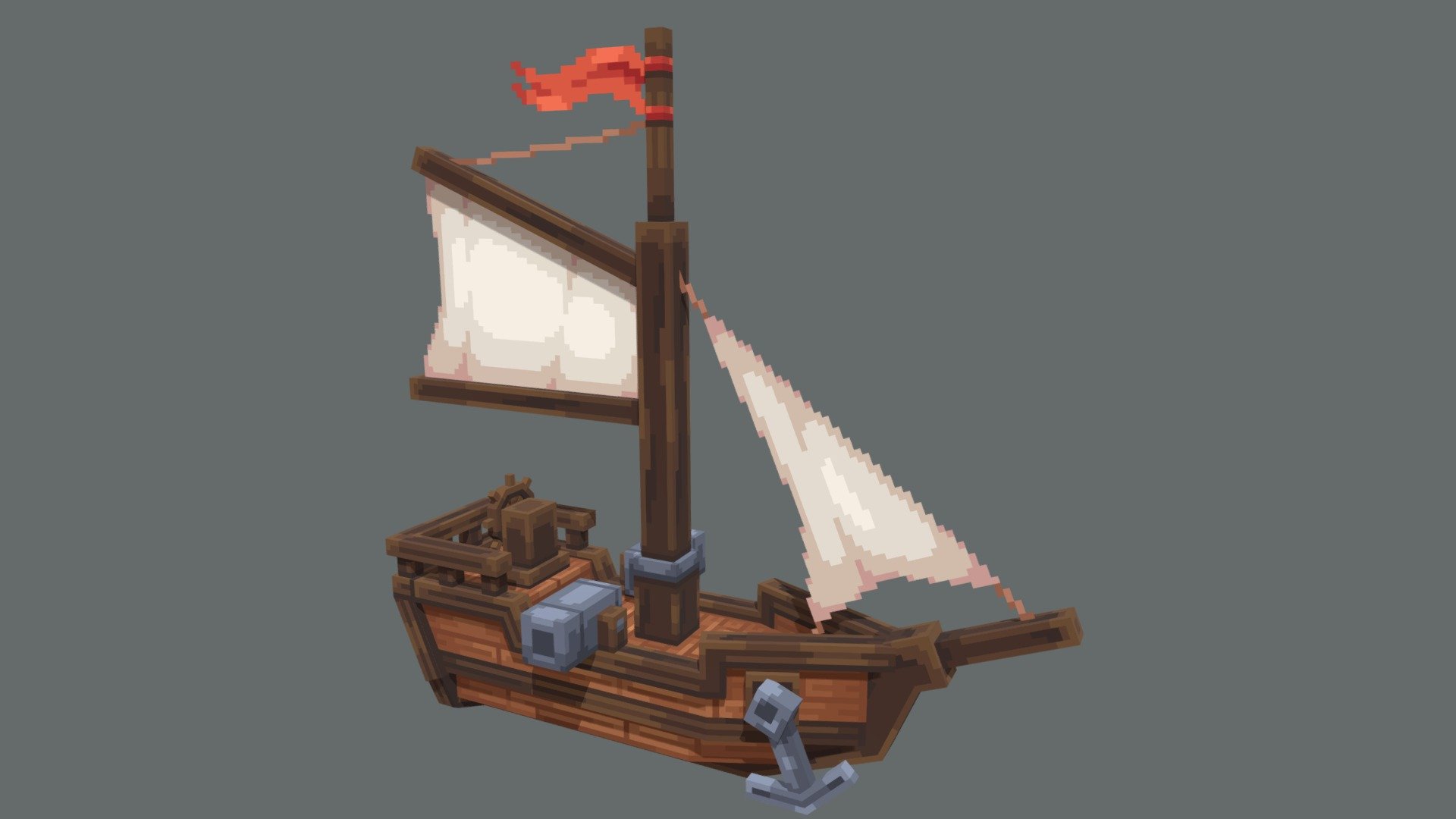 Small ship - 3D model by w11shes [14fed5b] - Sketchfab