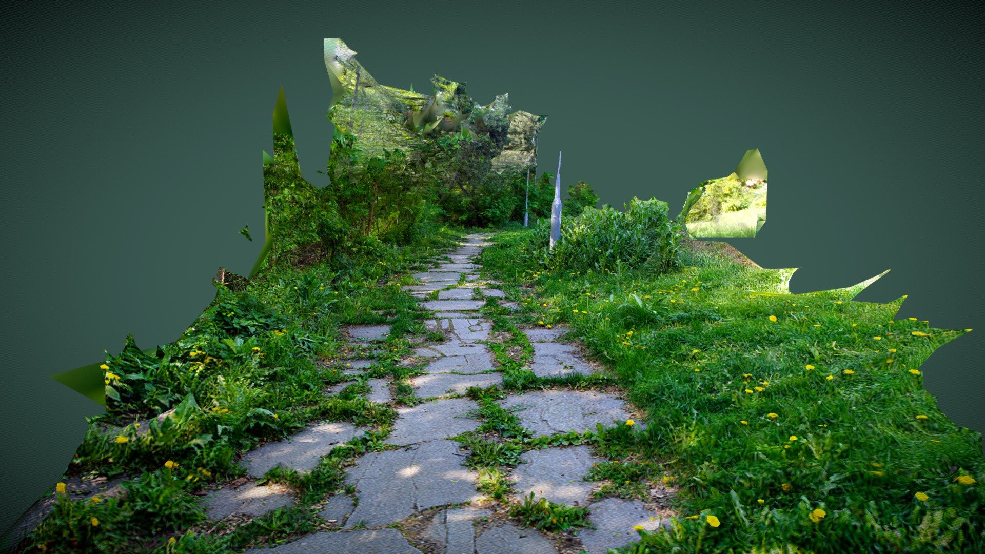Green path fly-through - Download Free 3D model by Epic_Tree_Store ...