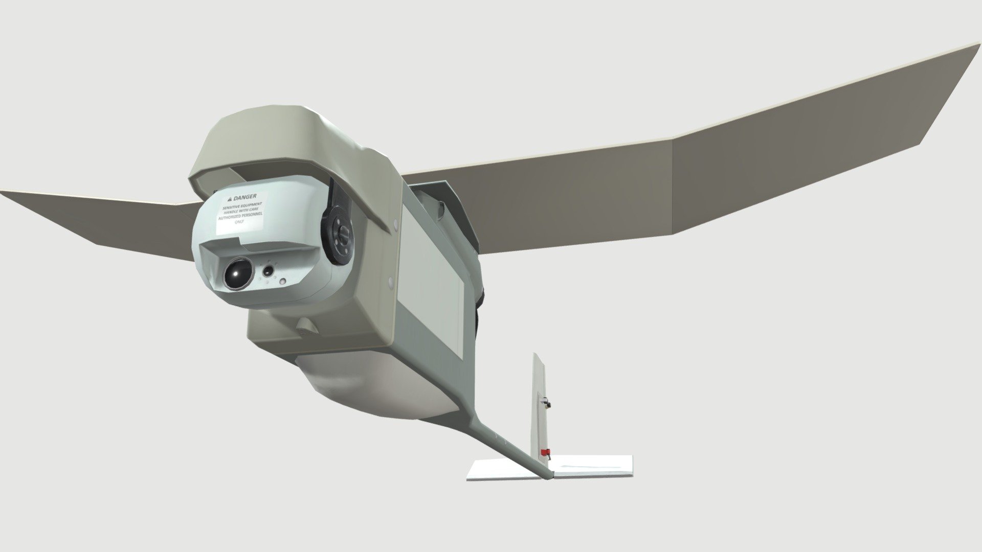 RQ-11 Raven UAV – Real-Time Low-Poly Asset - Download Free 3D model by ...