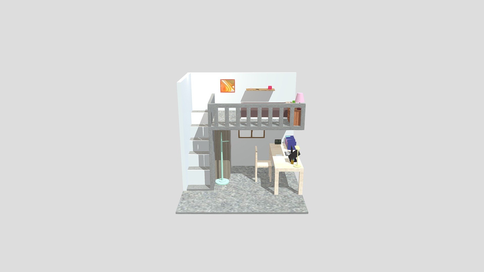 low poly room - Download Free 3D model by IhateBlenderlol [1500c01 ...