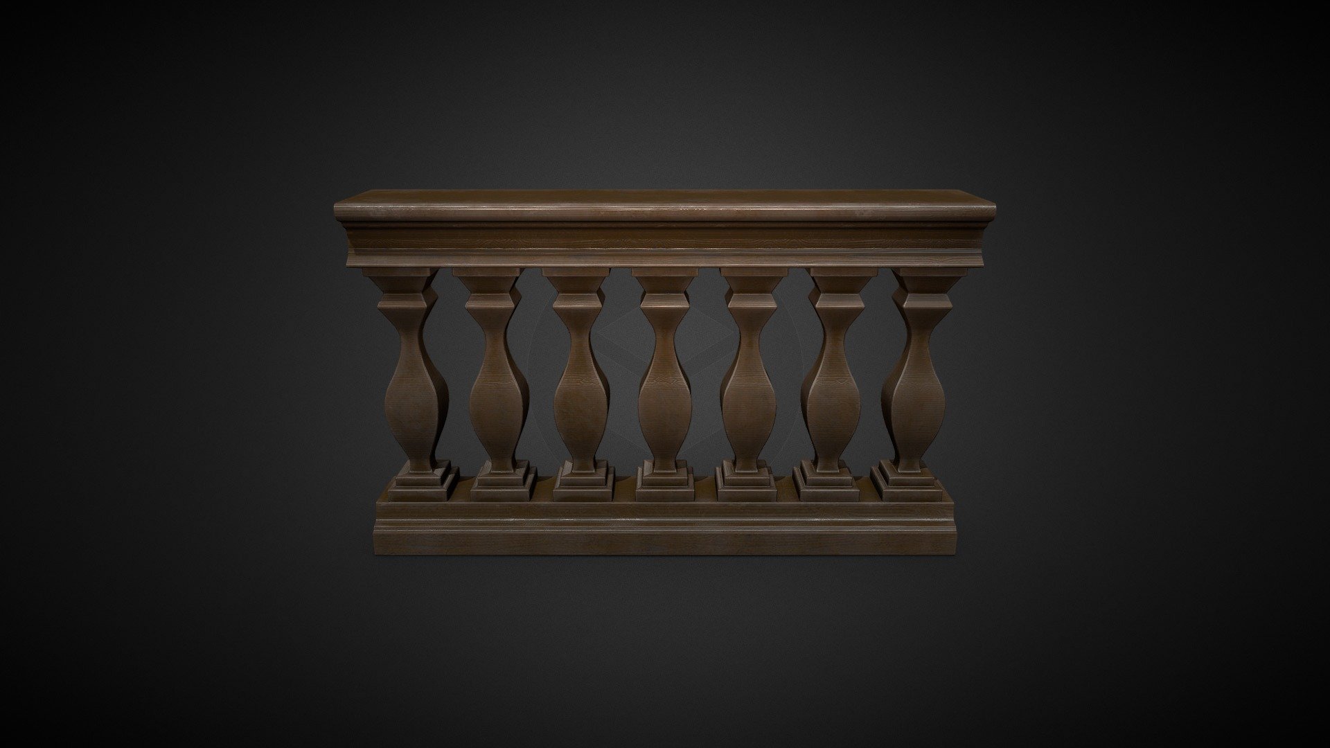 Game Ready - Wooden Railing - Download Free 3D model by Allan-Jay ...