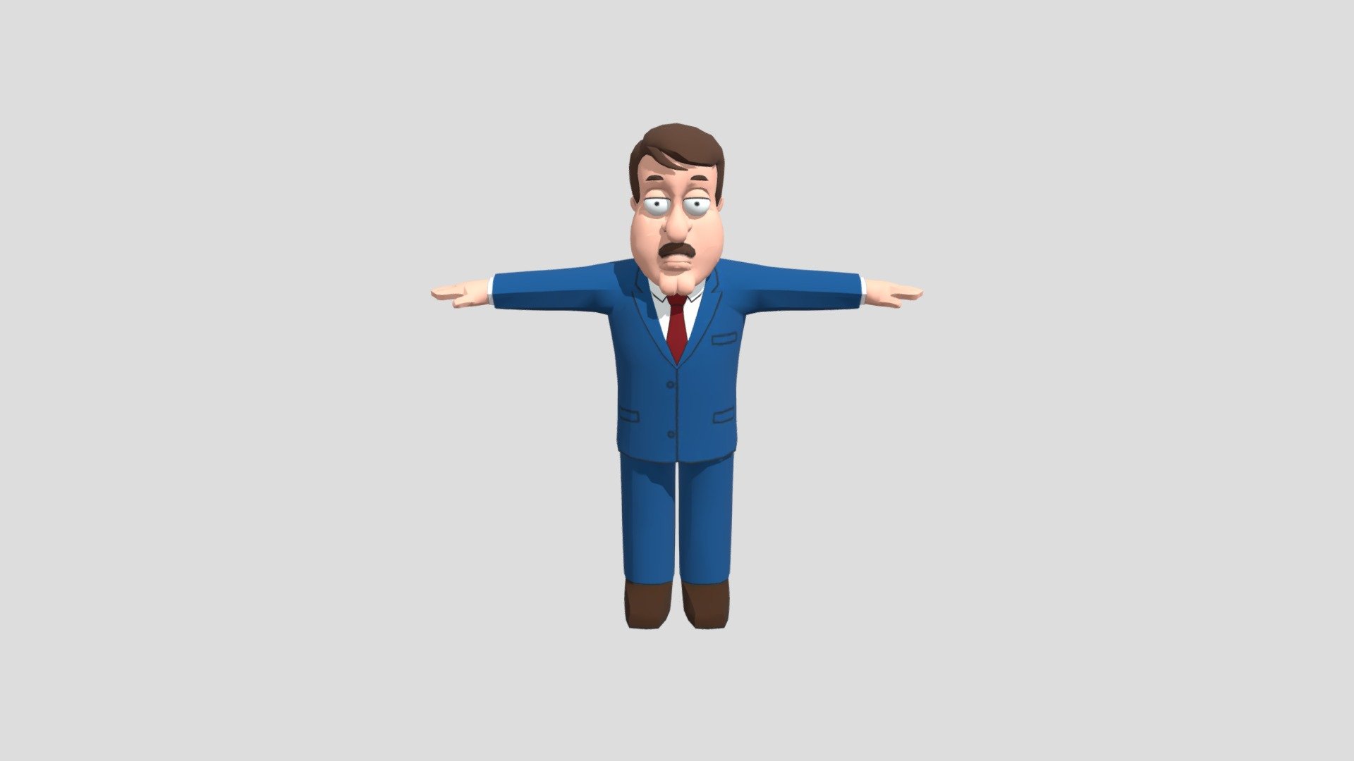 Family-guy-tom-tucker - 3D model by j10878351 [1503e7e] - Sketchfab