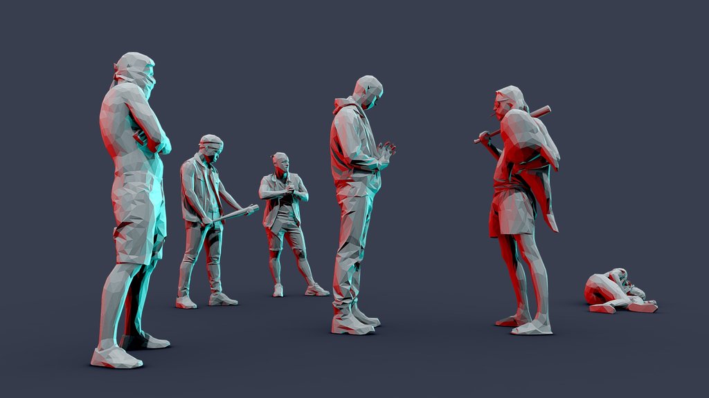 Hyperreality Lowpoly Essentials - A 3D model collection by kanistra - Sketchfab
