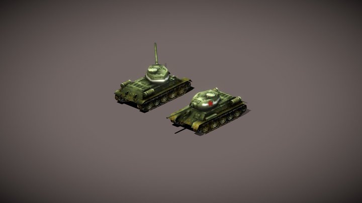 T-34-85 3D models - Sketchfab
