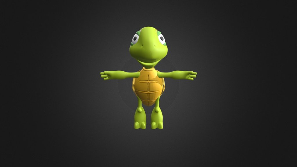 Cartoon Turtle - 3D model by ericbaa123 [1507b06] - Sketchfab