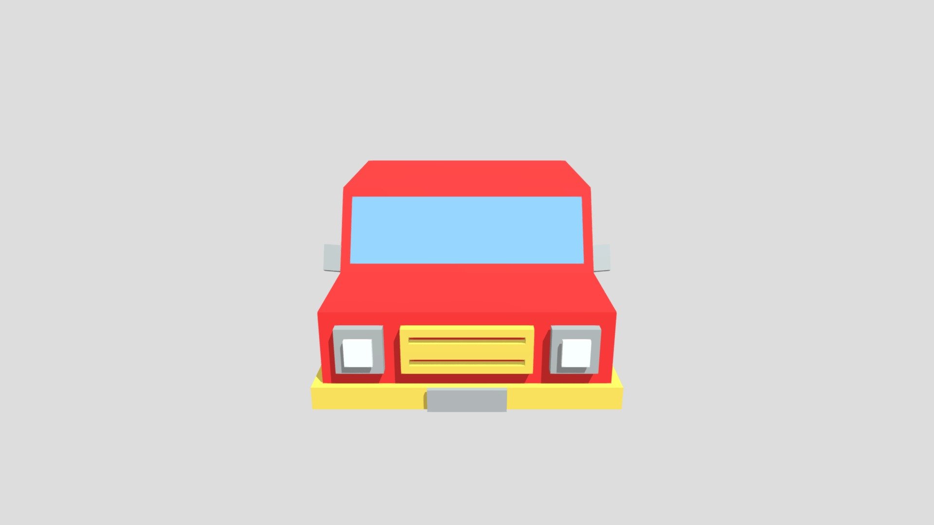 vehicle-simple-toon-car - 3D model by umbelullaria2 [1509afd] - Sketchfab