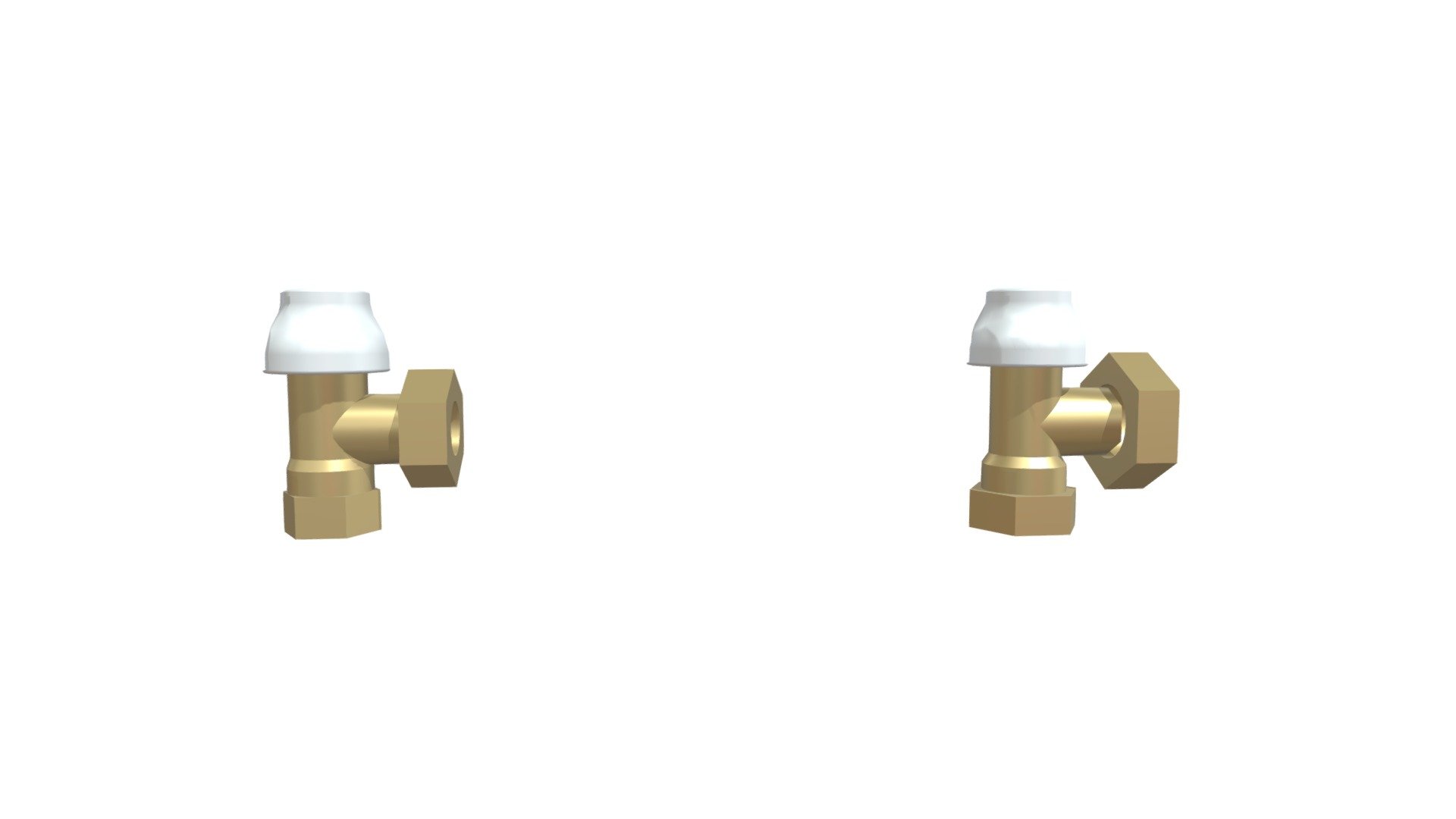 Hattersley - Angle Lockshield Valve - Fig3300LS - 3D model by bimstore ...