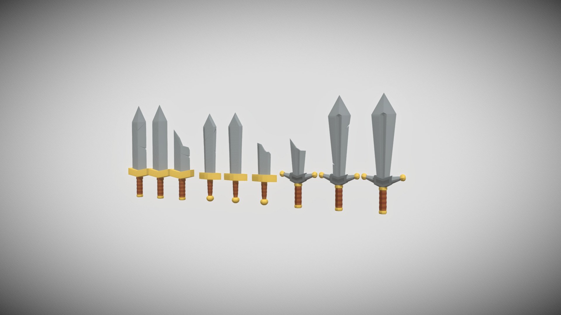Low Poly Sword Weapon Stylized - 3D model by Azuria [150db97] - Sketchfab