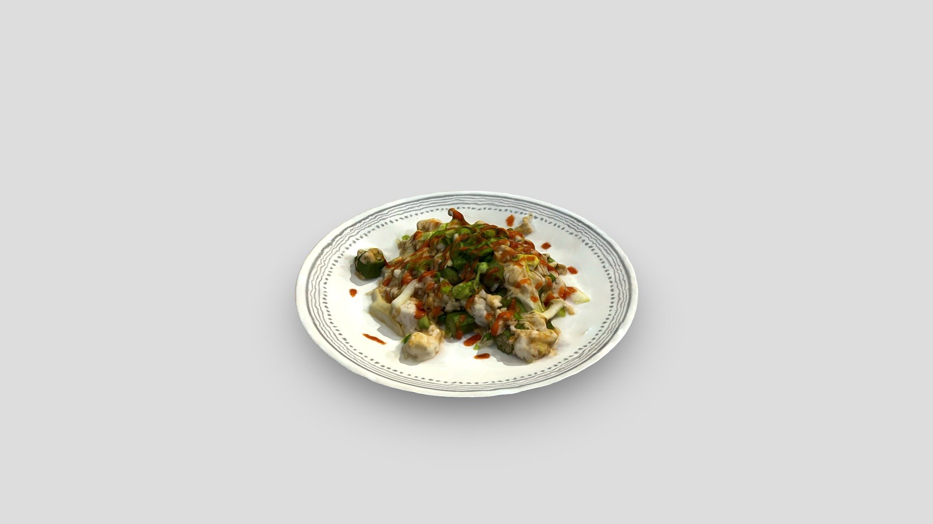 Fried Rice Plate - Buy Royalty Free 3D model by Marc Sawyer ...