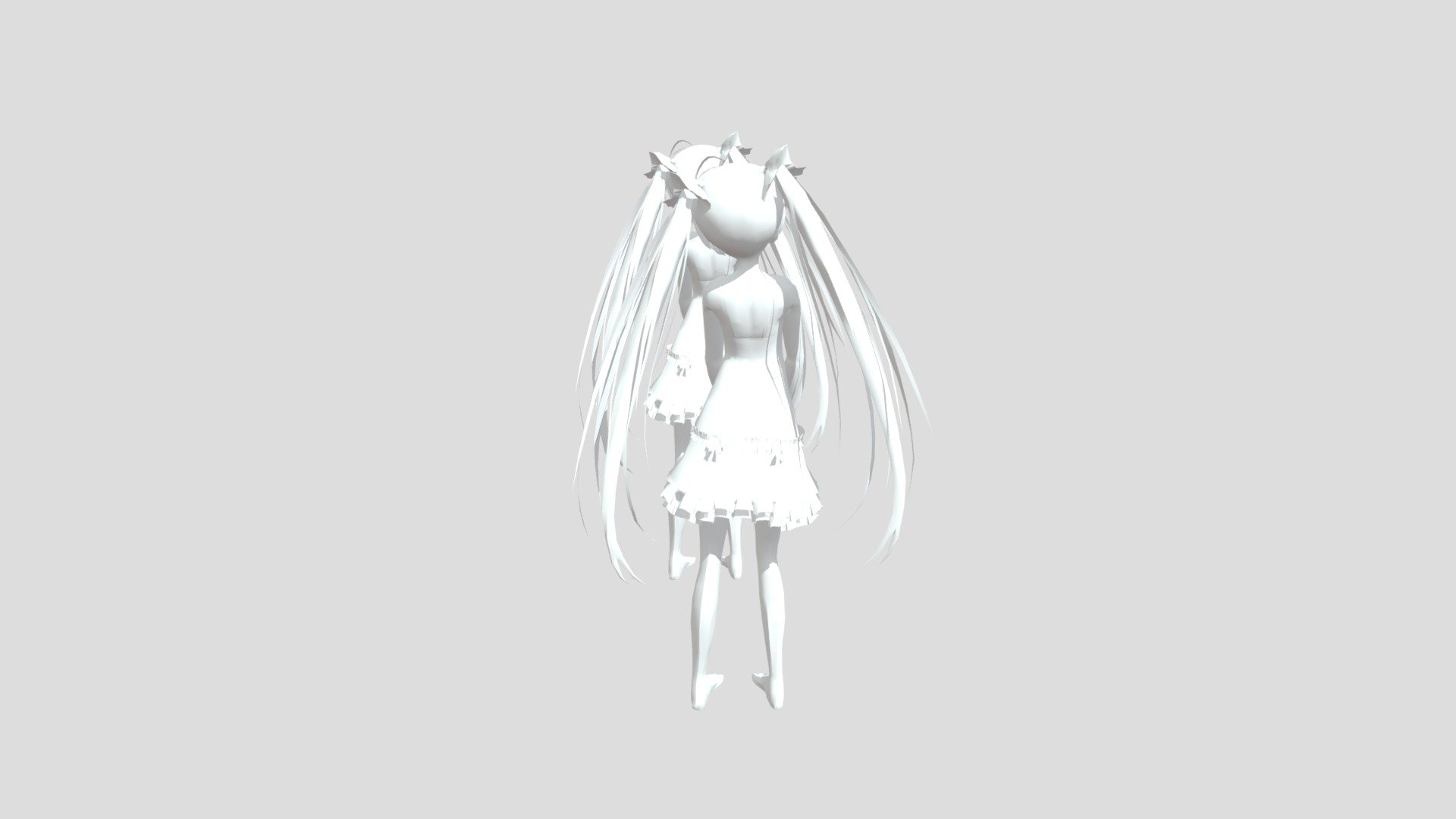 Anime Girl - 3D model by RAiNEY_GH0ST [150fae6] - Sketchfab