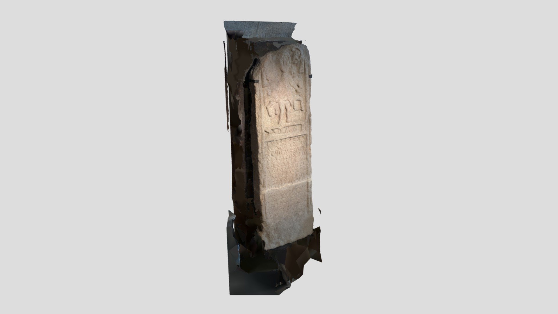 Estela de Iulio Severiano - Download Free 3D model by magago [1510dc7] - Sketchfab