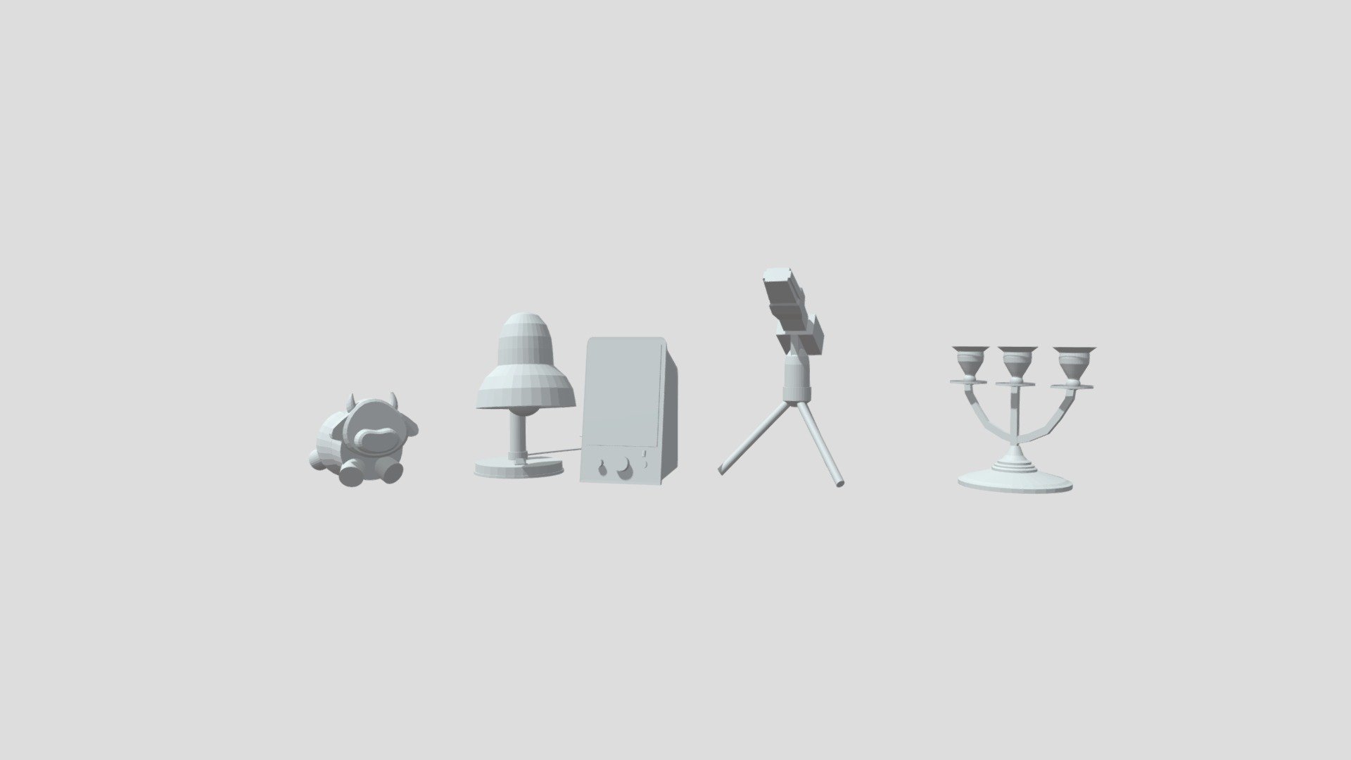 5object - Download Free 3D model by oldman1992 [151347b] - Sketchfab